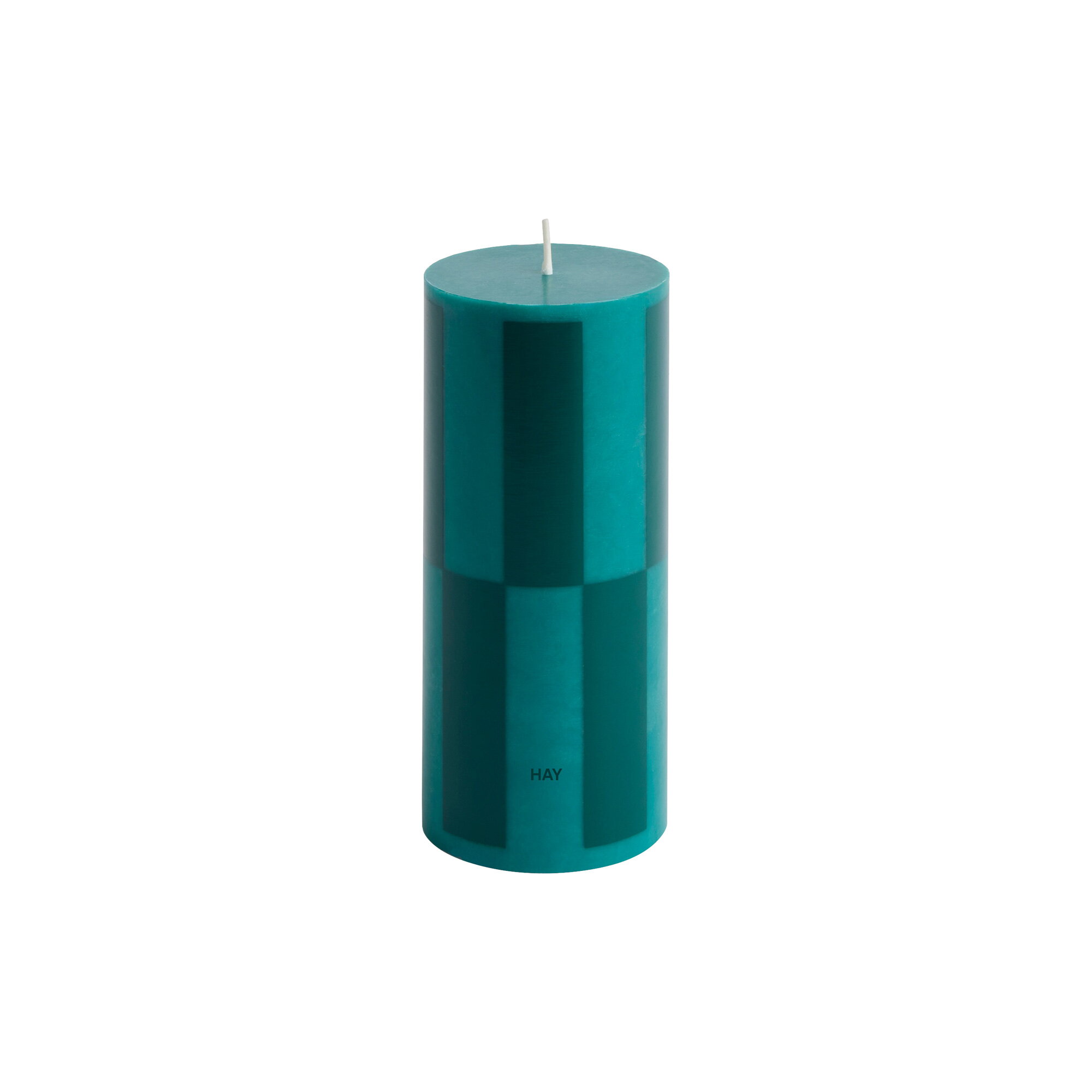HAY Column candle, S, green - dark green | Finnish Design Shop