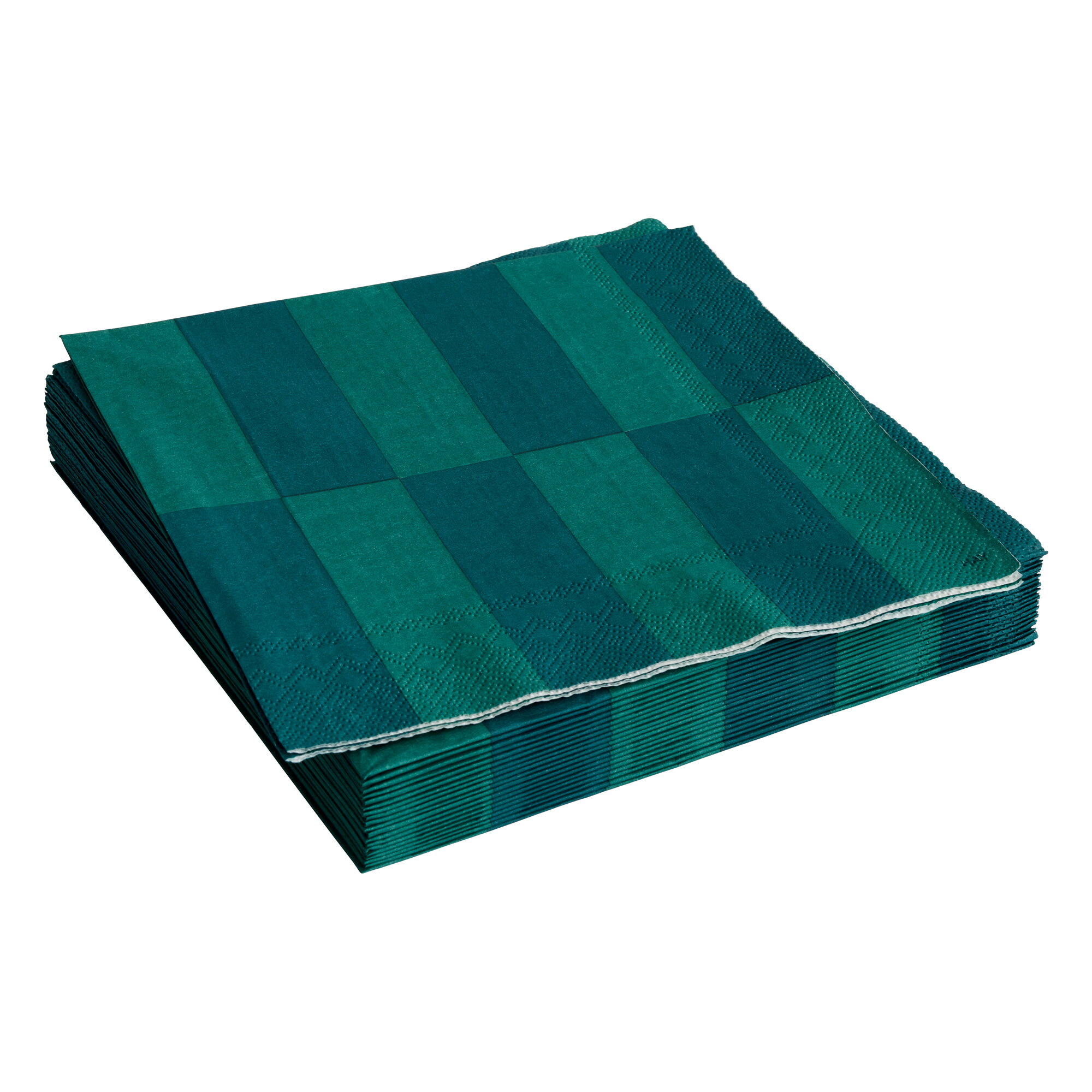 HAY Pattern napkins, dinner, set of 20, green - dark green | Finnish ...