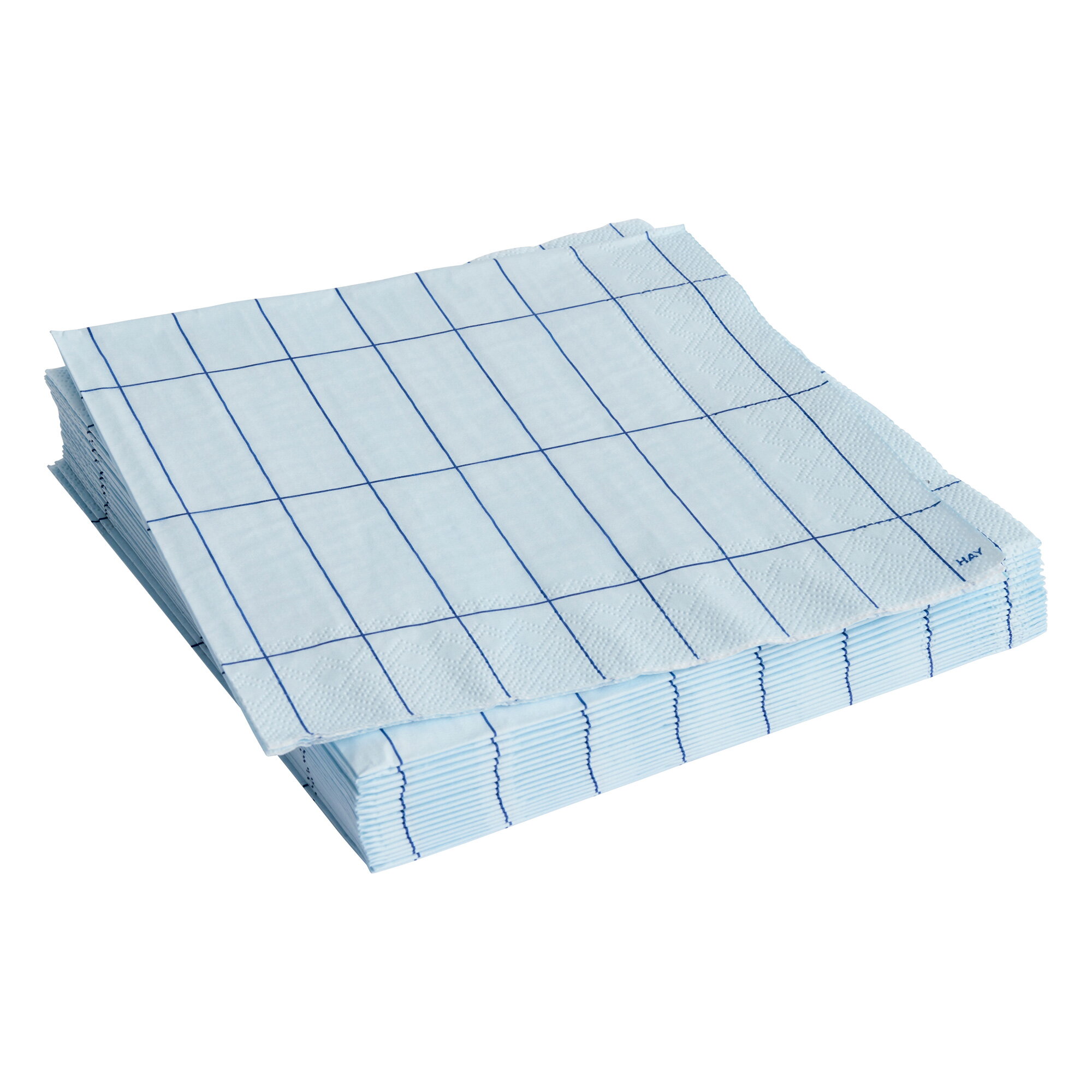HAY Pattern napkins, dinner, set of 20, light blue - blue | Finnish ...