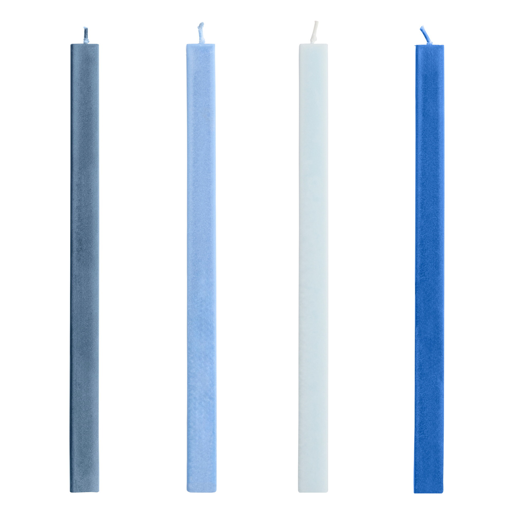 HAY Square candle, 4 pcs, blues | Finnish Design Shop
