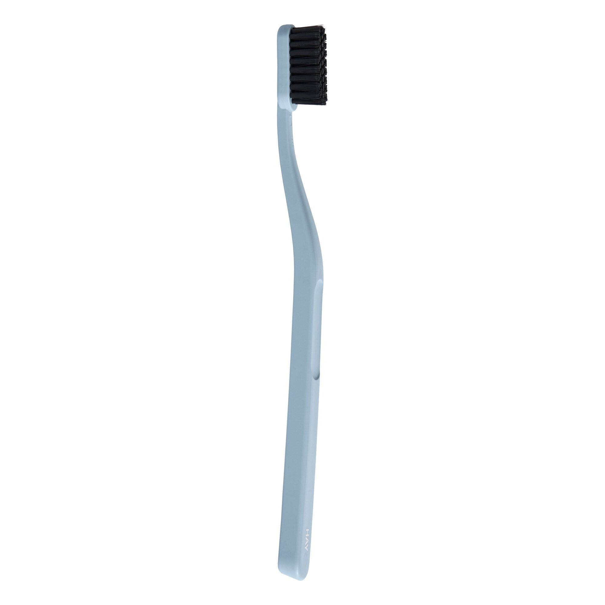 HAY Tann toothbrush, blue grey - black | Finnish Design Shop UK