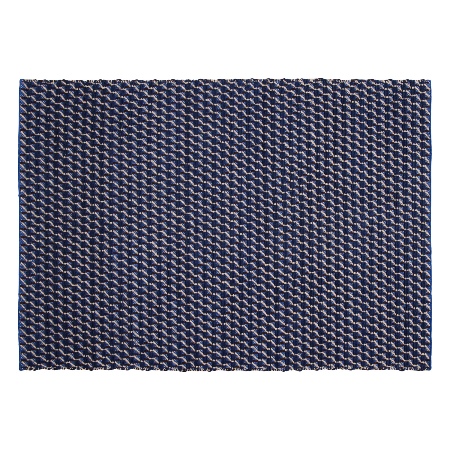 HAY Channel rug, blue - white | Finnish Design Shop UK