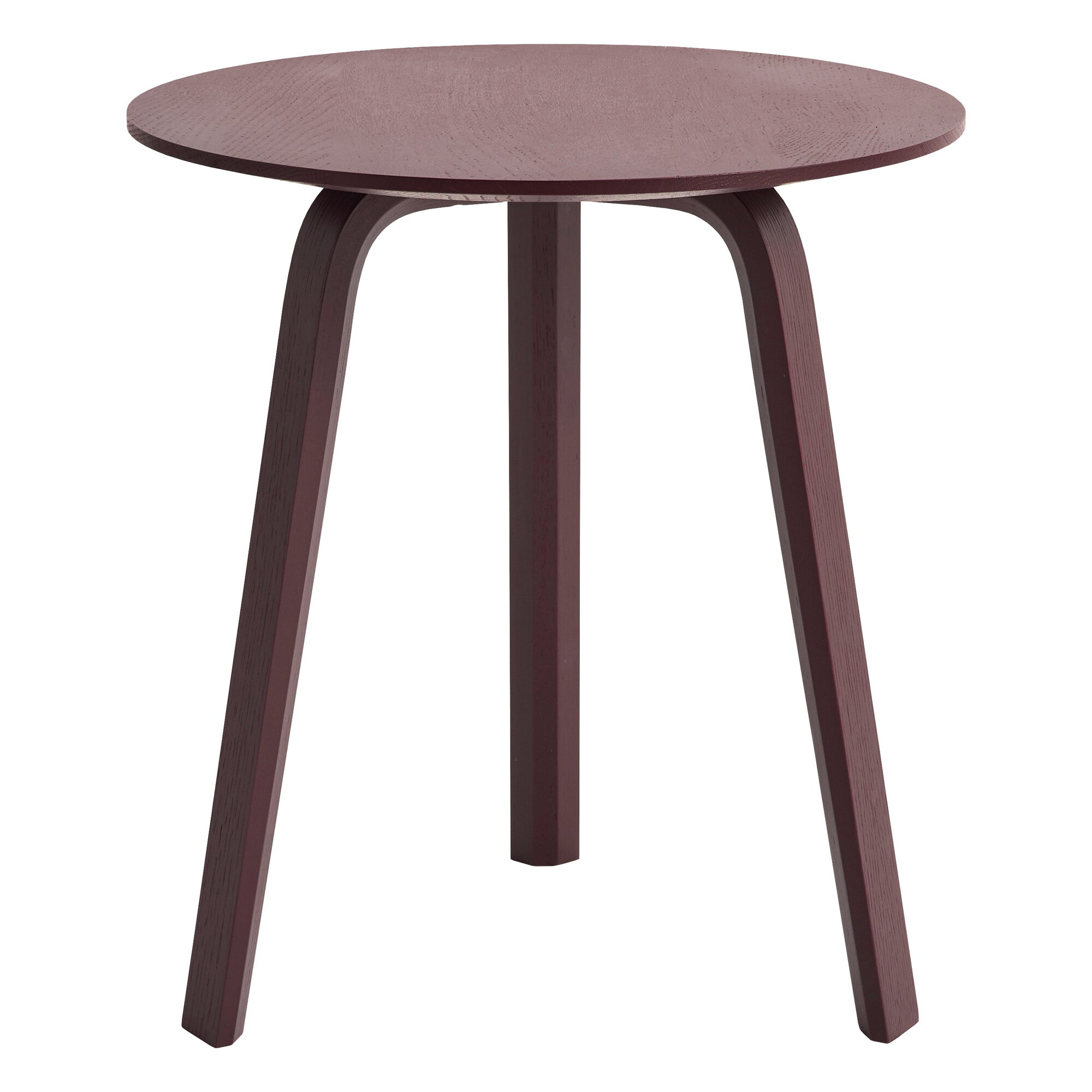HAY Bella coffee table 45 cm, high, dark bordeaux | Finnish Design Shop