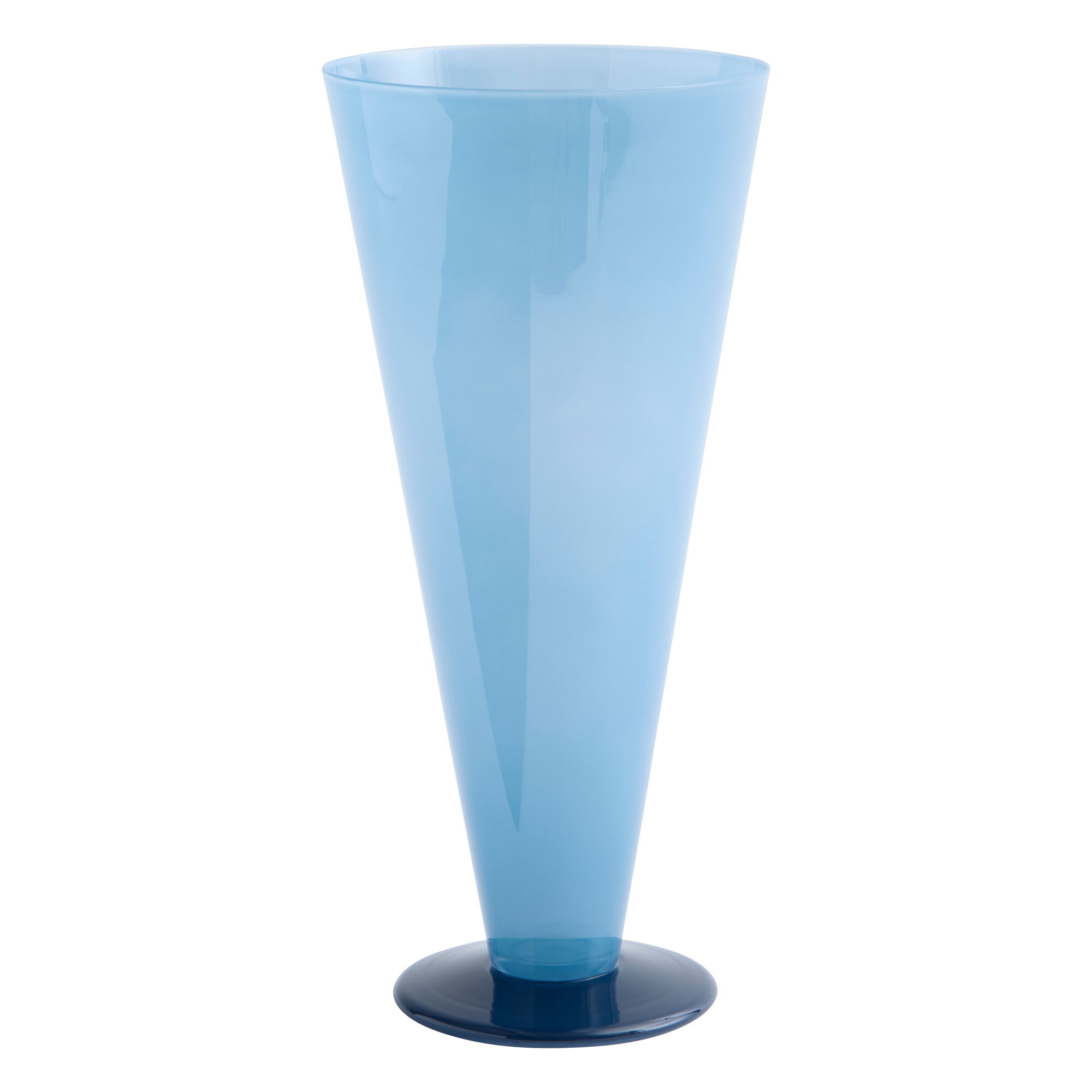 HAY Conical vase, large, petrol blue - dark blue | Finnish Design Shop