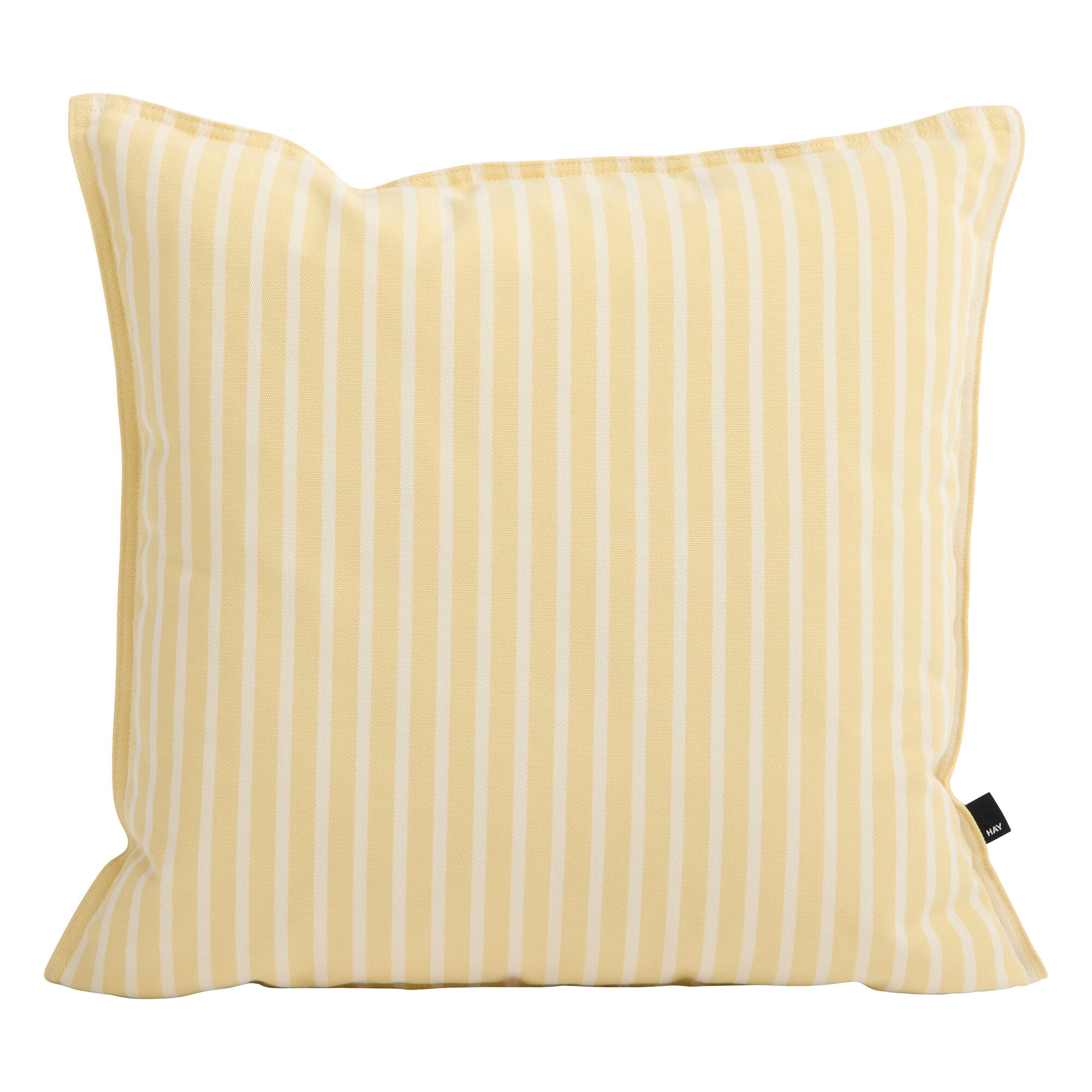 HAY Terrazza cushion, 50 x 50 cm, yellow bold stripe | Finnish Design Shop