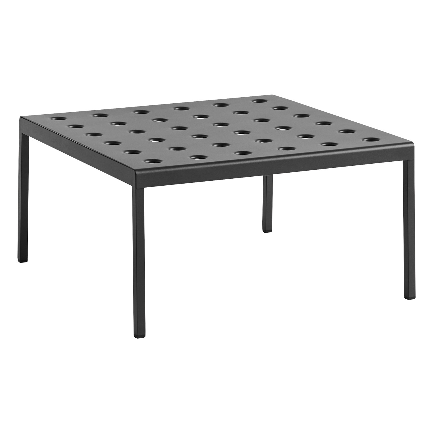 HAY Balcony low table, 75 x 76 cm, anthracite | Finnish Design Shop