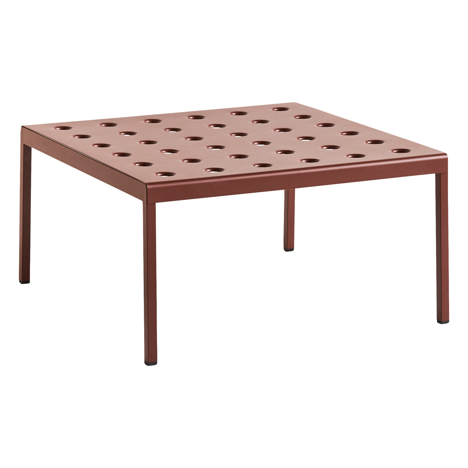 HAY Balcony low table, 75 x 76 cm, iron red | Finnish Design Shop