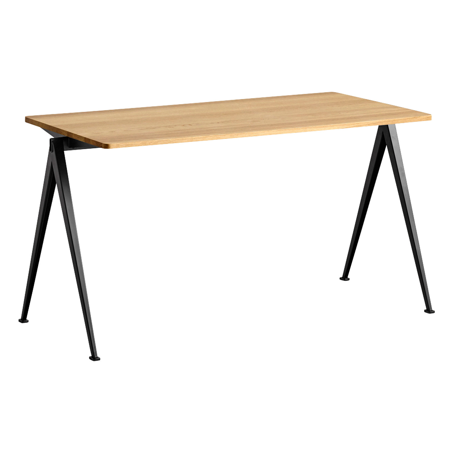 HAY Pyramid table 01, 140 x 65 cm, black - lacquered oak | Finnish ...