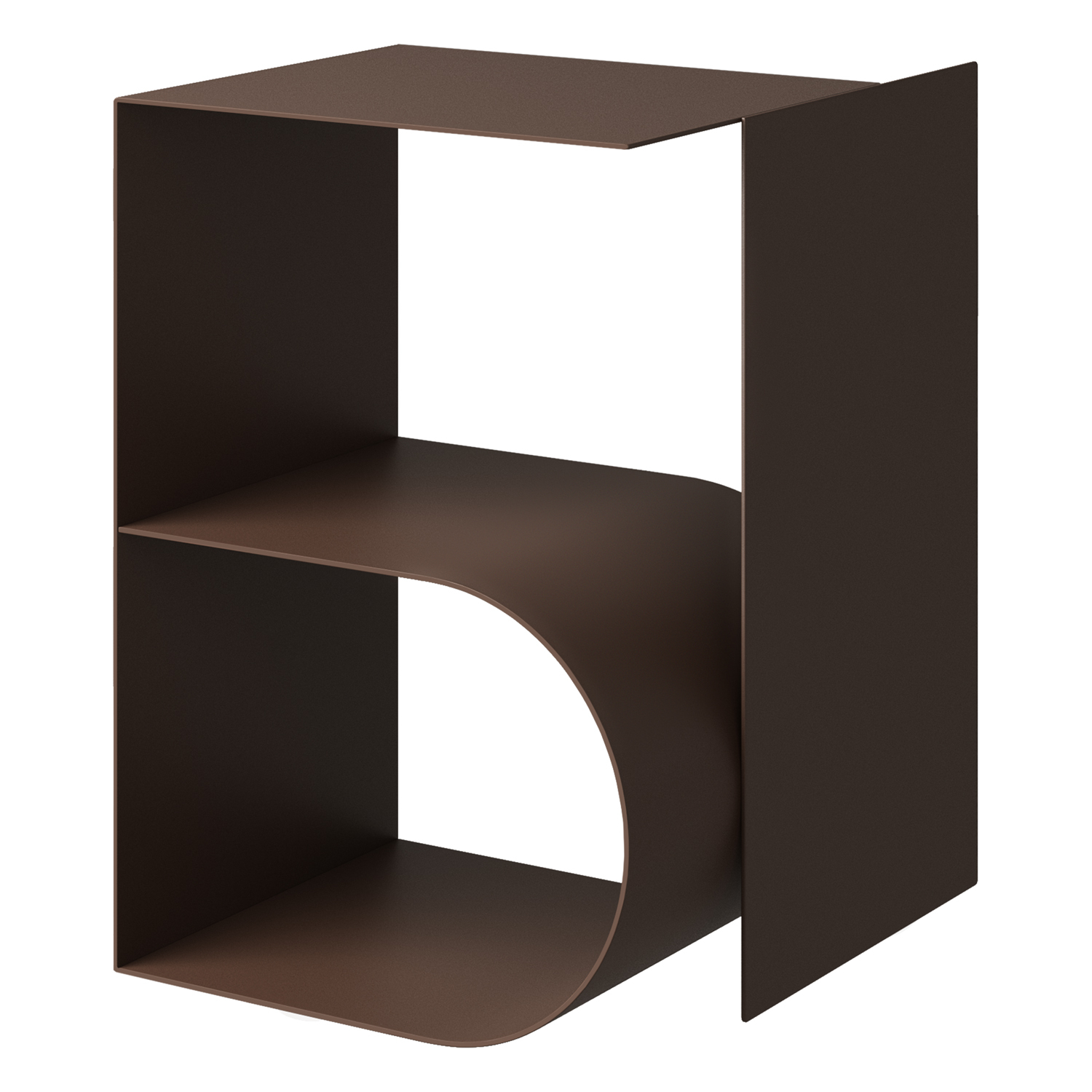 Hem Glyph Beta side table, chocolate brown | Finnish Design Shop
