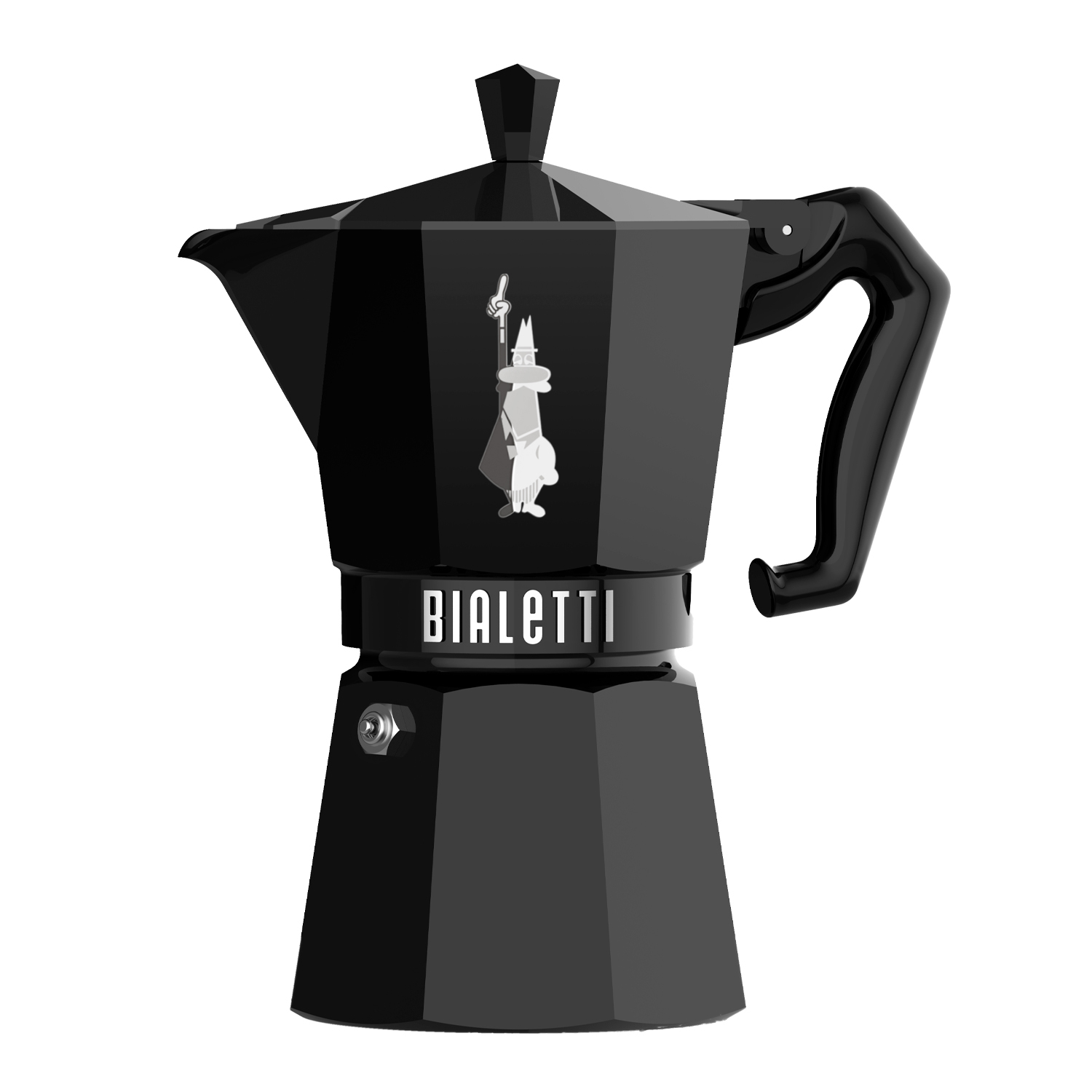 Bialetti Moka Exclusive espresso maker, 6 cups, black | Finnish Design Shop