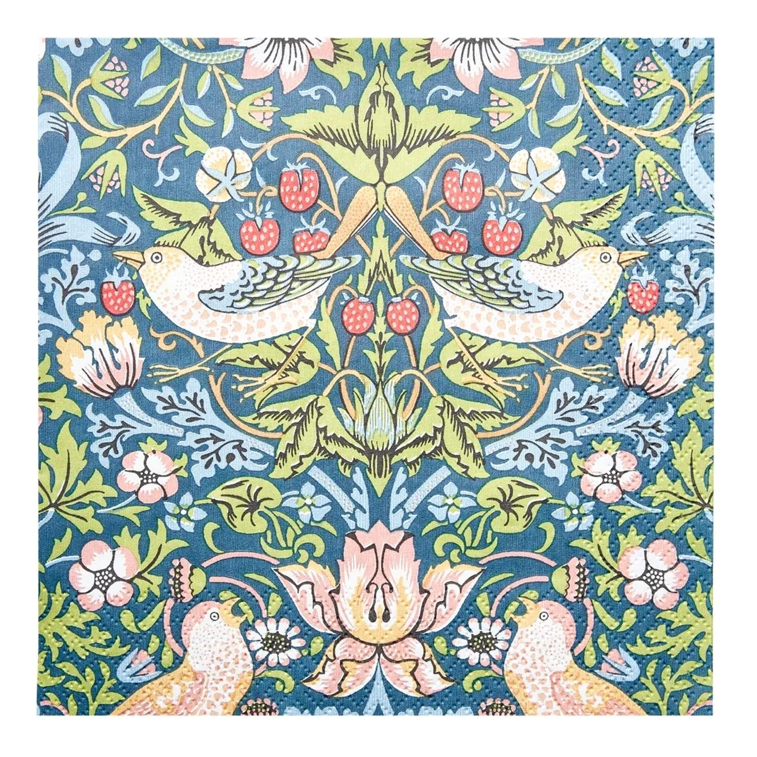 Havi William Morris lautasliina, Strawberry Thief, 20 kpl, sininen ...