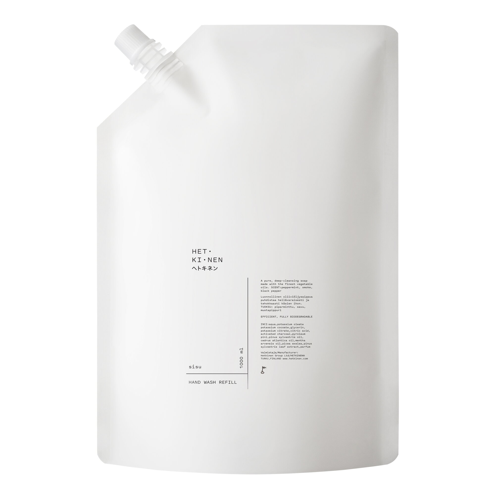 Hetkinen Handwash refill,1 L, sisu | Finnish Design Shop
