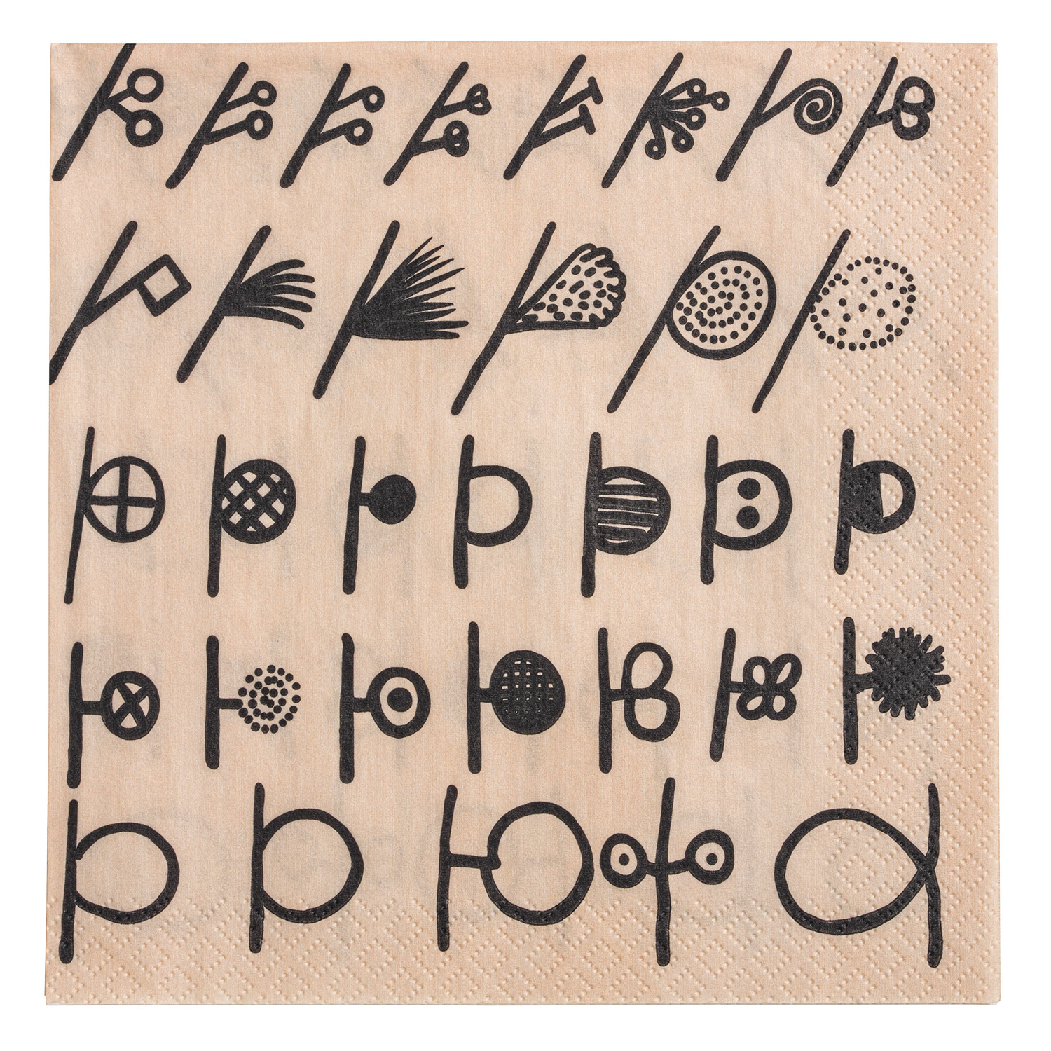 Iittala OTC Twig paper napkin, 33 cm, beige | Finnish Design Shop