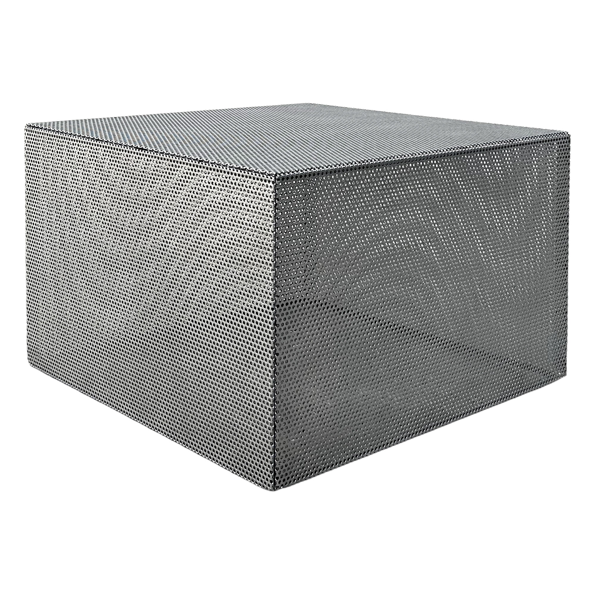 Fólk Reykjavík Venti coffee table, square, galvanized | Finnish Design Shop