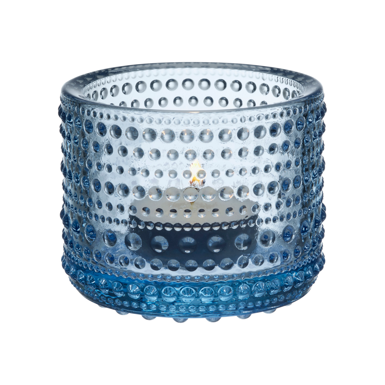 Iittala Kastehelmi tealight candleholder 64 mm, aqua | Finnish Design Shop