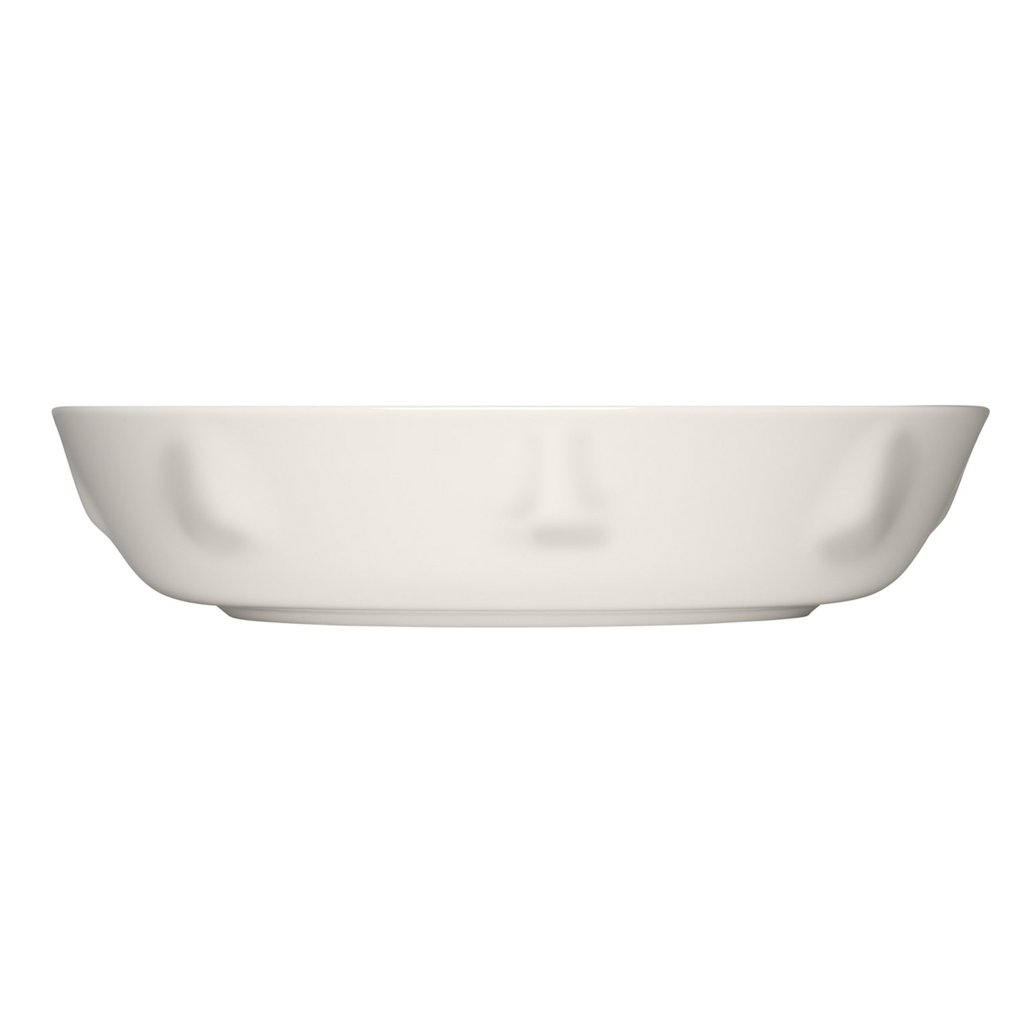 Iittala Solare deep plate, 22 cm, white | Finnish Design Shop
