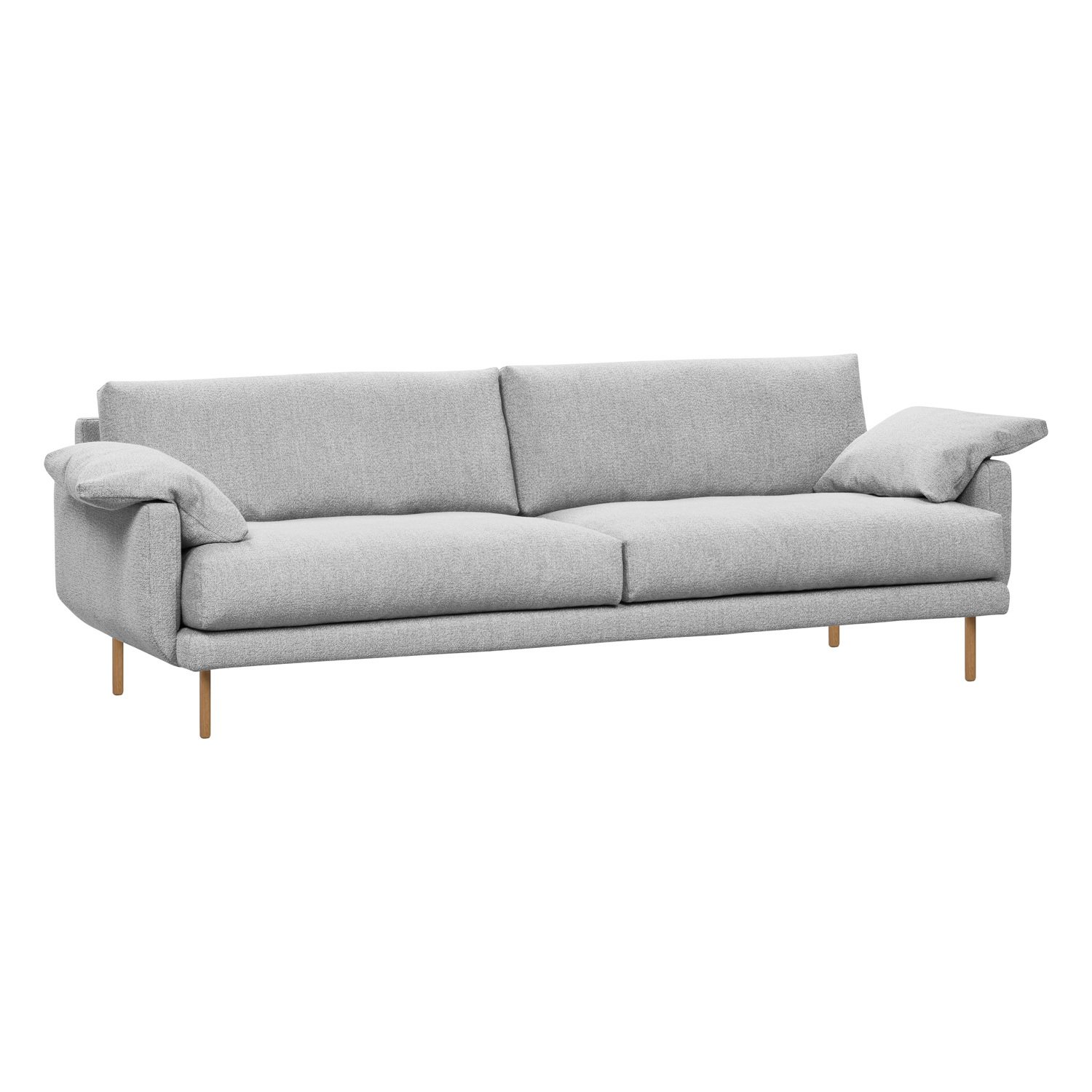 Interface Bebé sofa, 226 cm, grey Muru 470 - oak | Finnish Design Shop