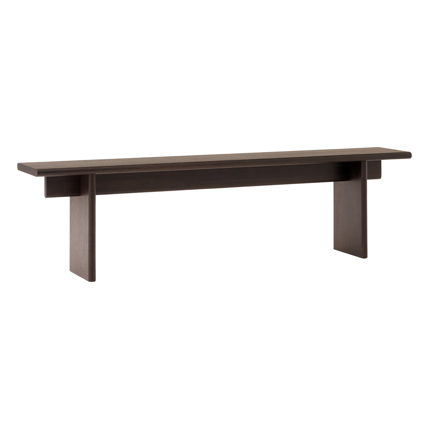 &Tradition Ita OS5 bench, 170 x 30 cm, dark stained oak | Finnish ...