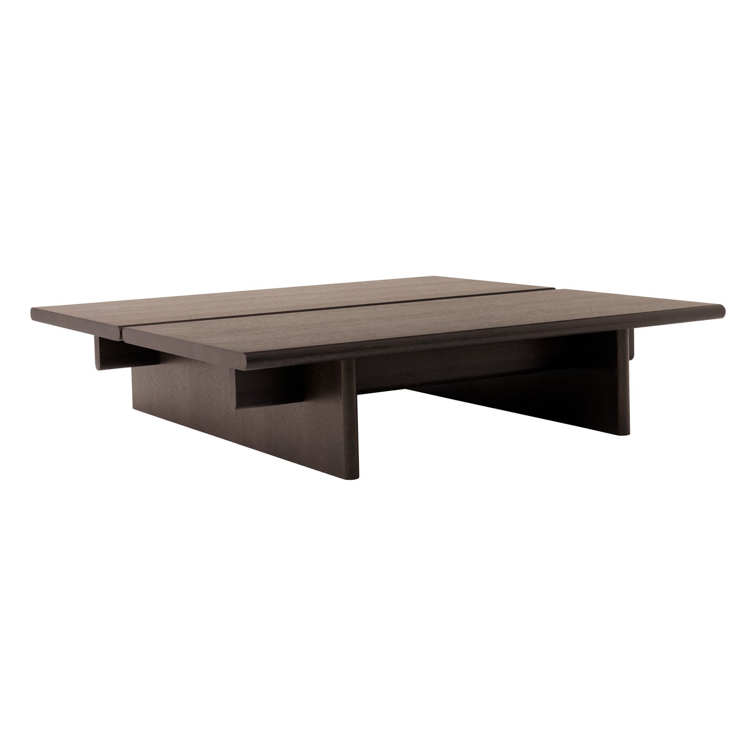 &Tradition Ita OS4 coffee table, 110 x 110 cm, dark stained oak ...