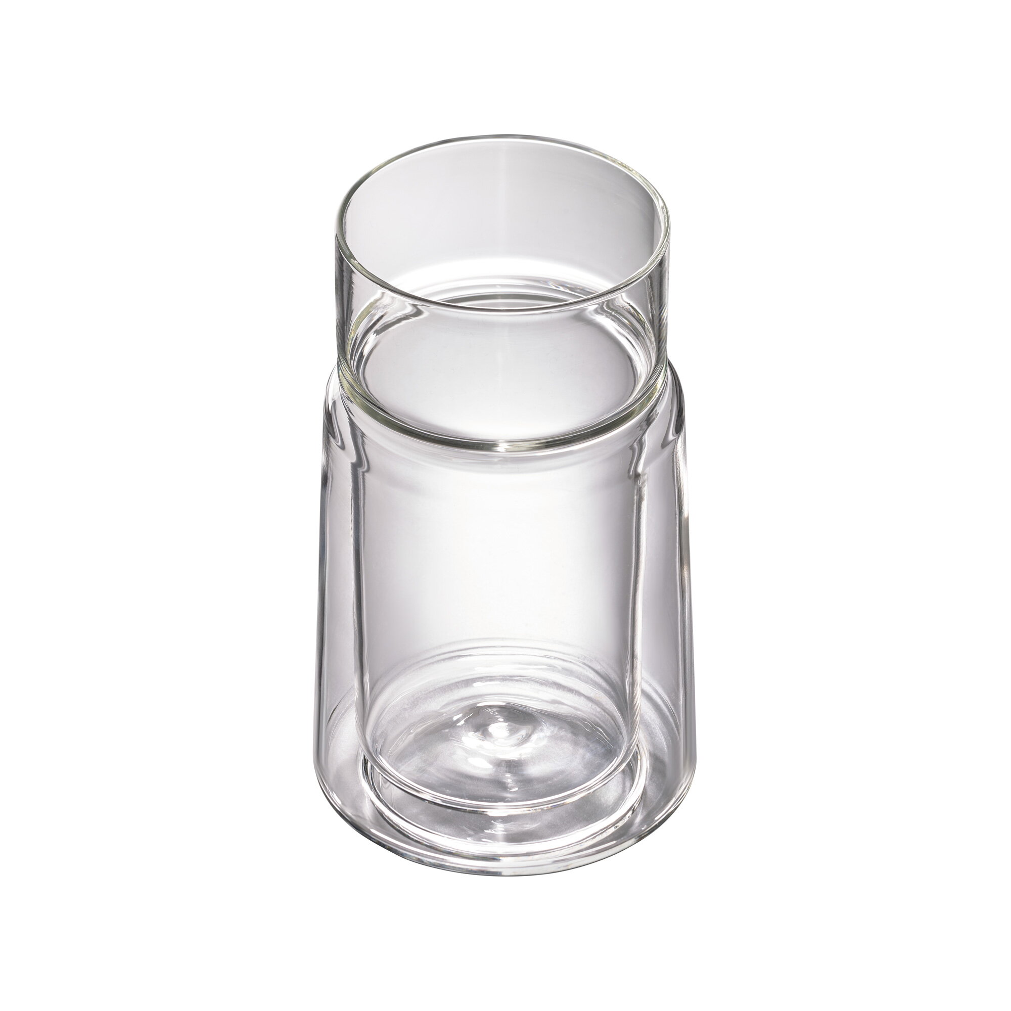 Jacob Jensen Double Wall glass, large 33 cl, clear | Finnish Design Shop
