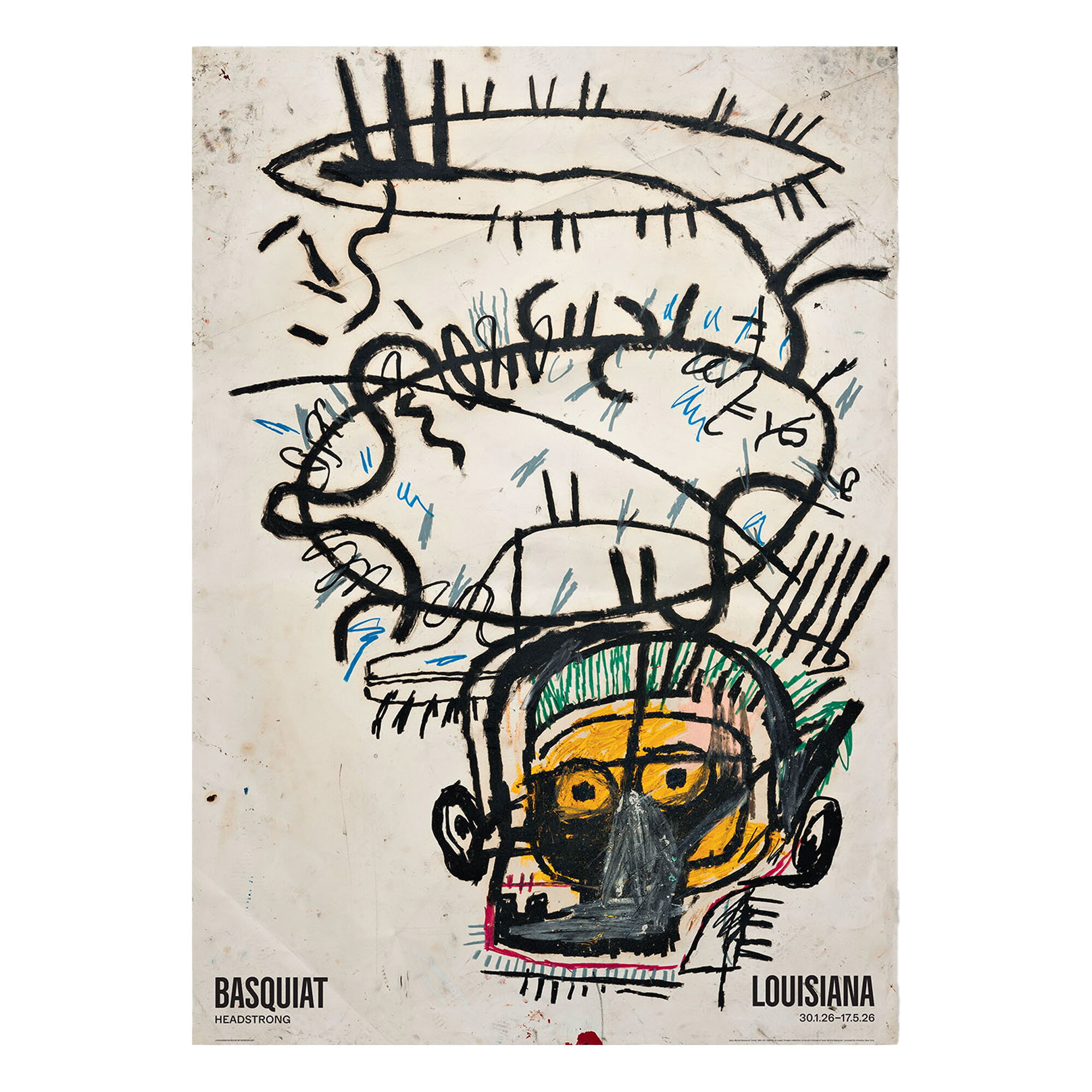 Louisiana Museum of Modern Art Jean-Michel Basquiat - Head 1982-83, A0 ...