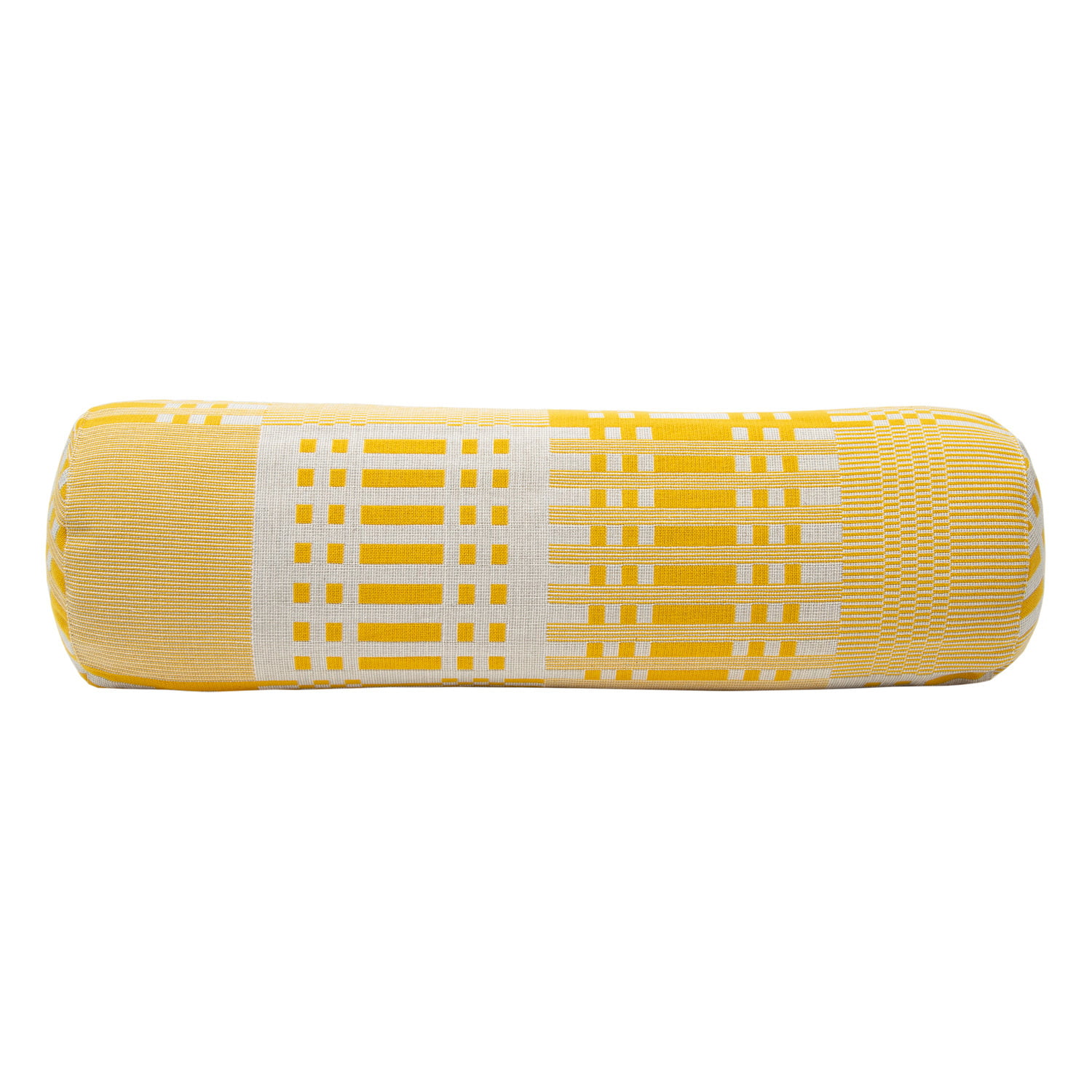Johanna Gullichsen Tilkku tube cushion, yellow | Finnish Design Shop
