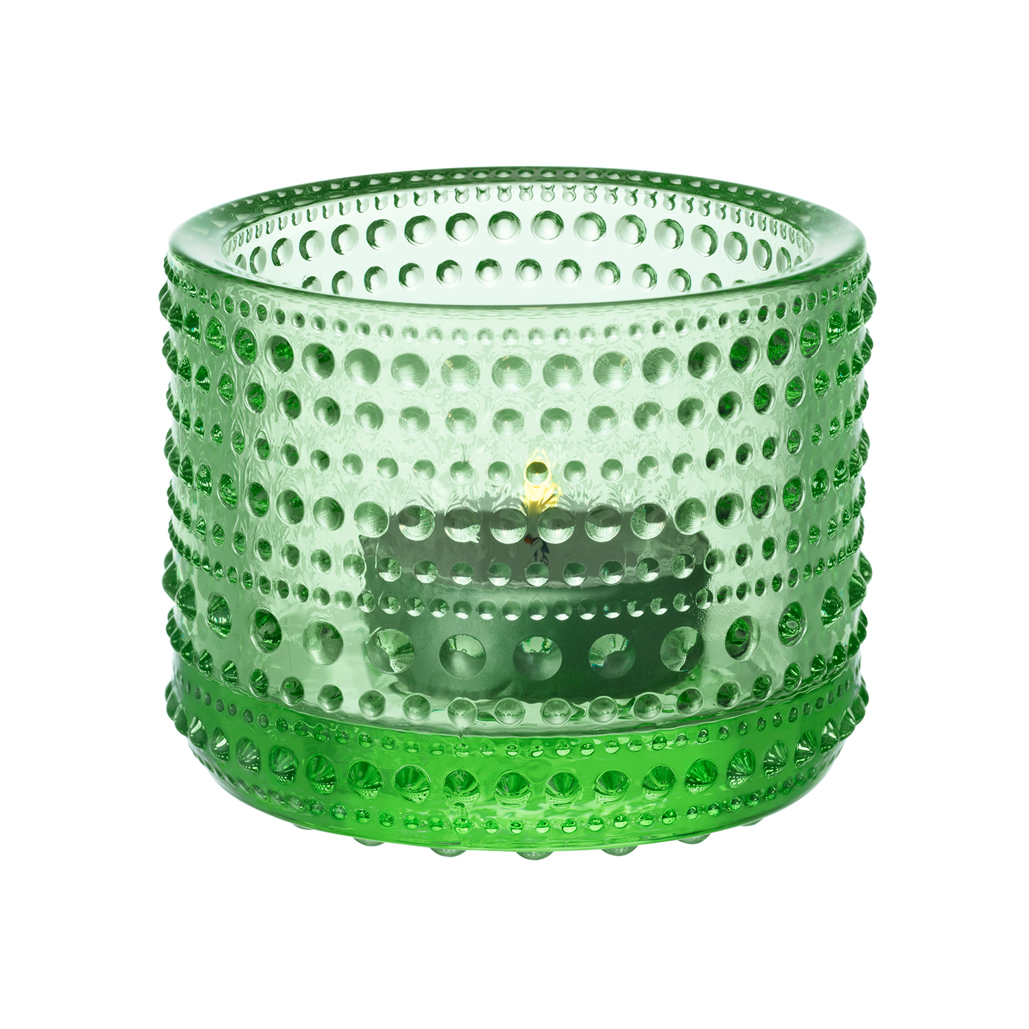Iittala Kastehelmi kynttilälyhty, 64 mm, omenanvihreä | Finnish Design Shop