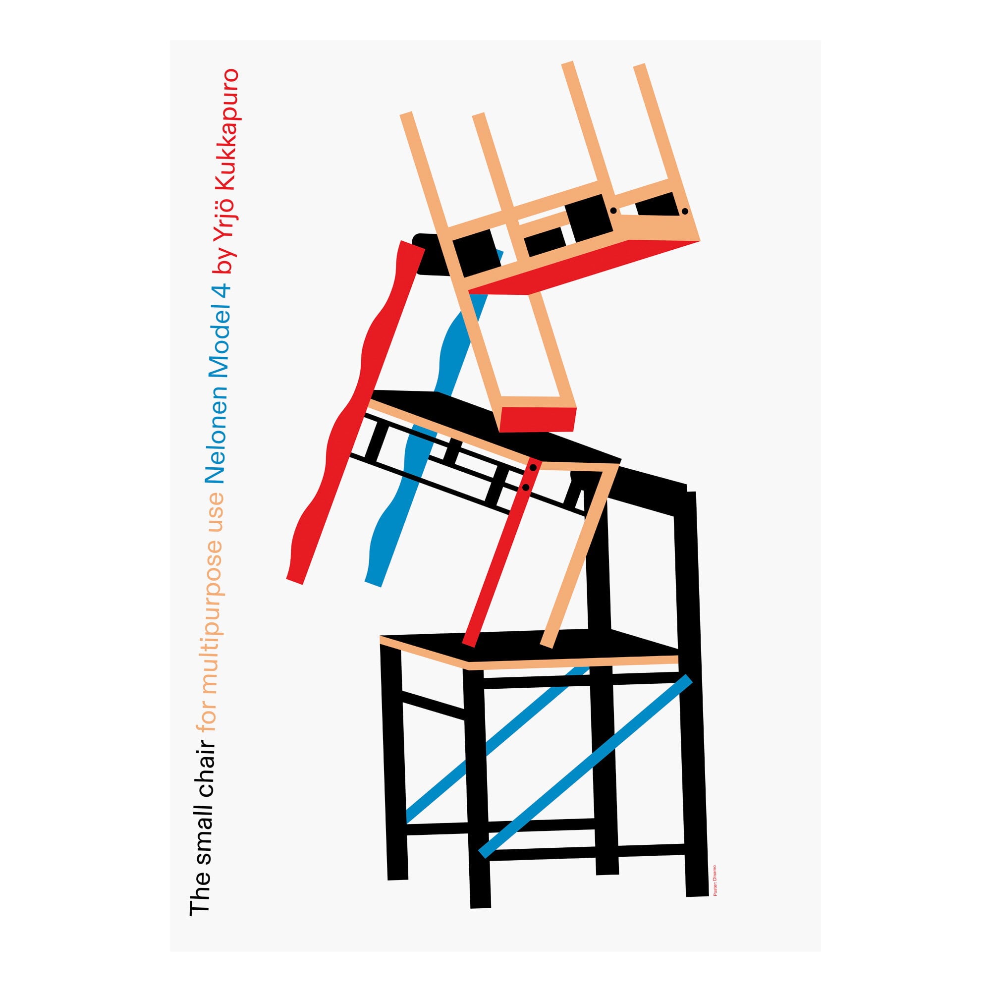 Studio Kukkapuro Nelonen poster, 50 x 70 cm | Finnish Design Shop
