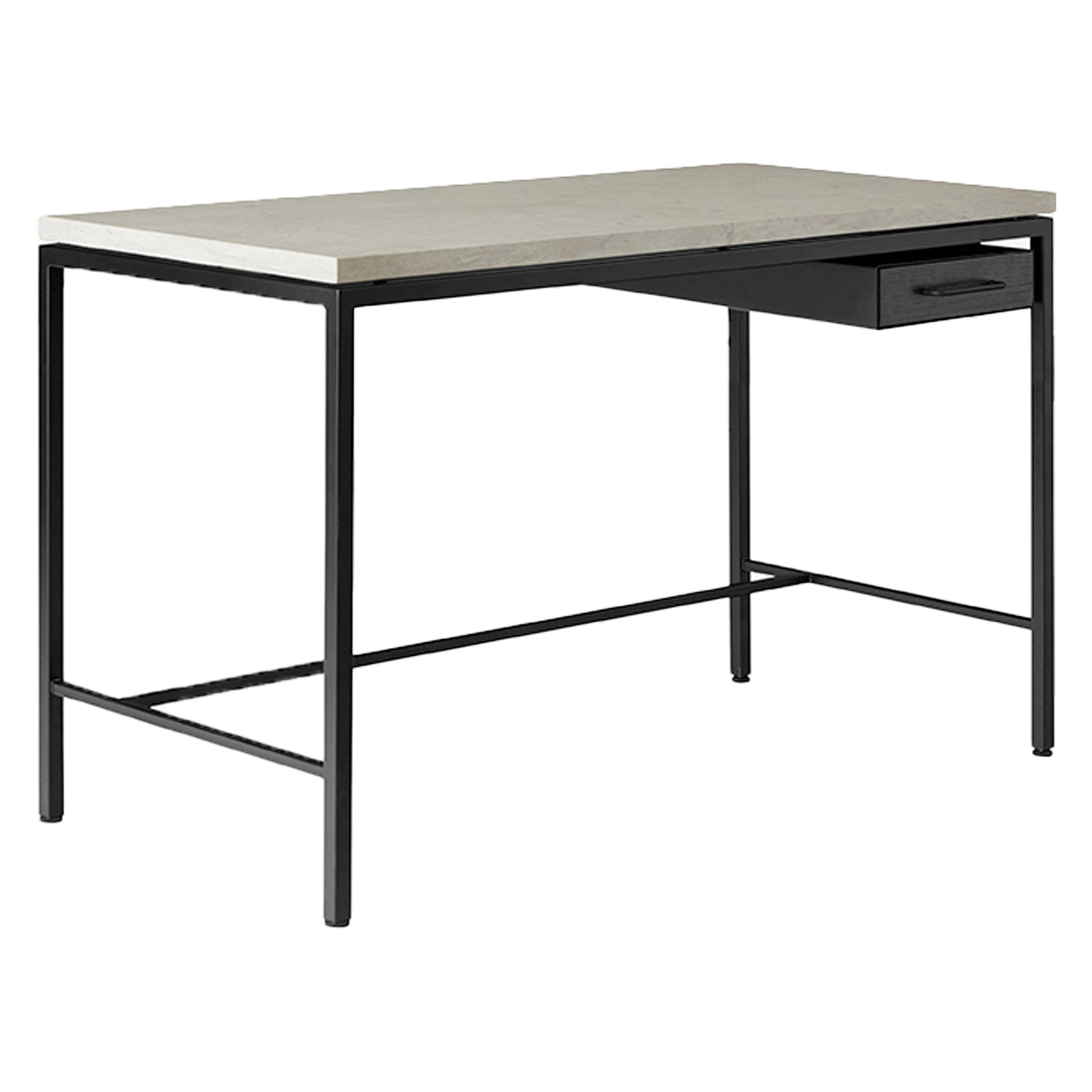Labofa Heritage 65 desk, 1 drawer, thala - black | Finnish Design Shop