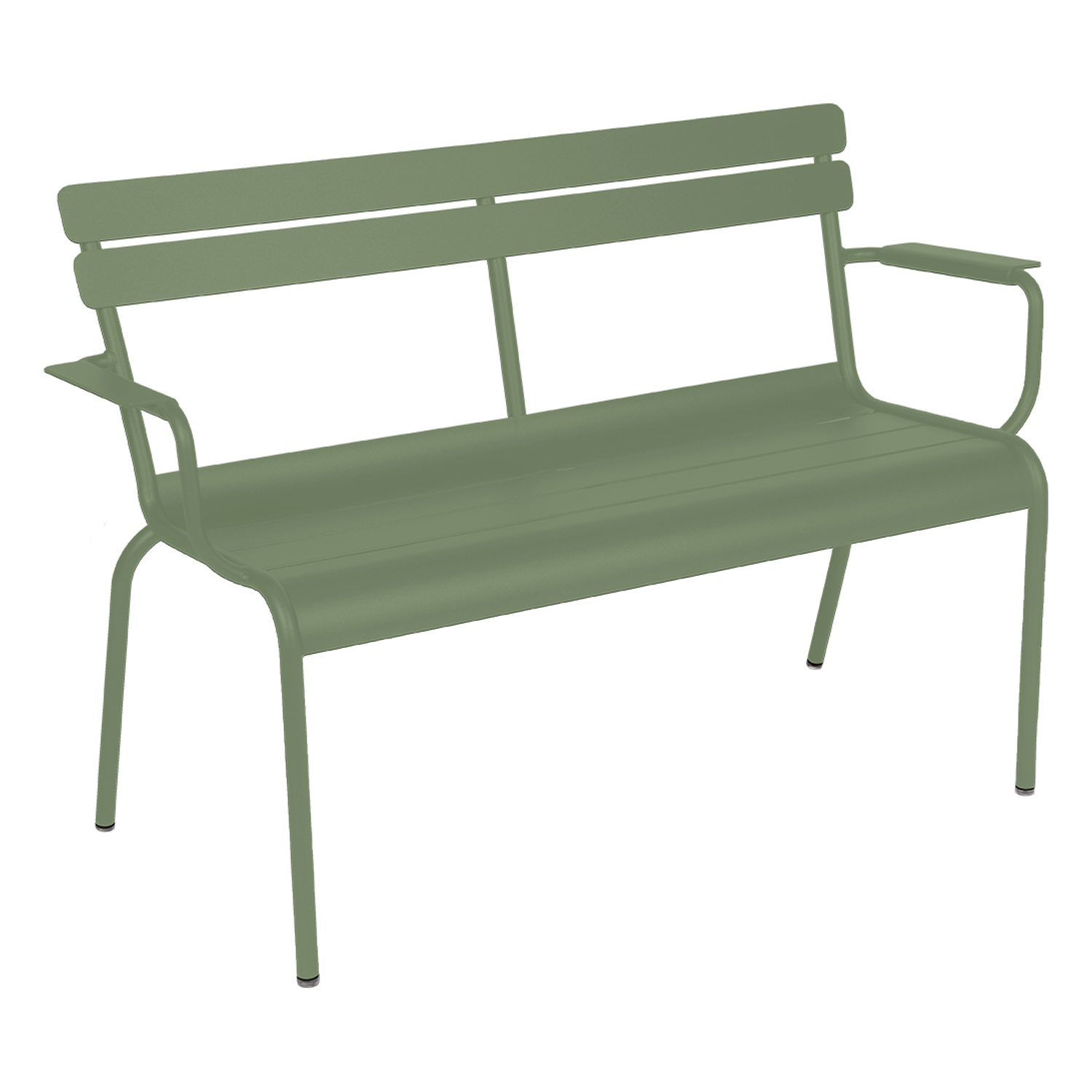 Fermob Luxembourg 2-seater bench, cactus | Finnish Design Shop