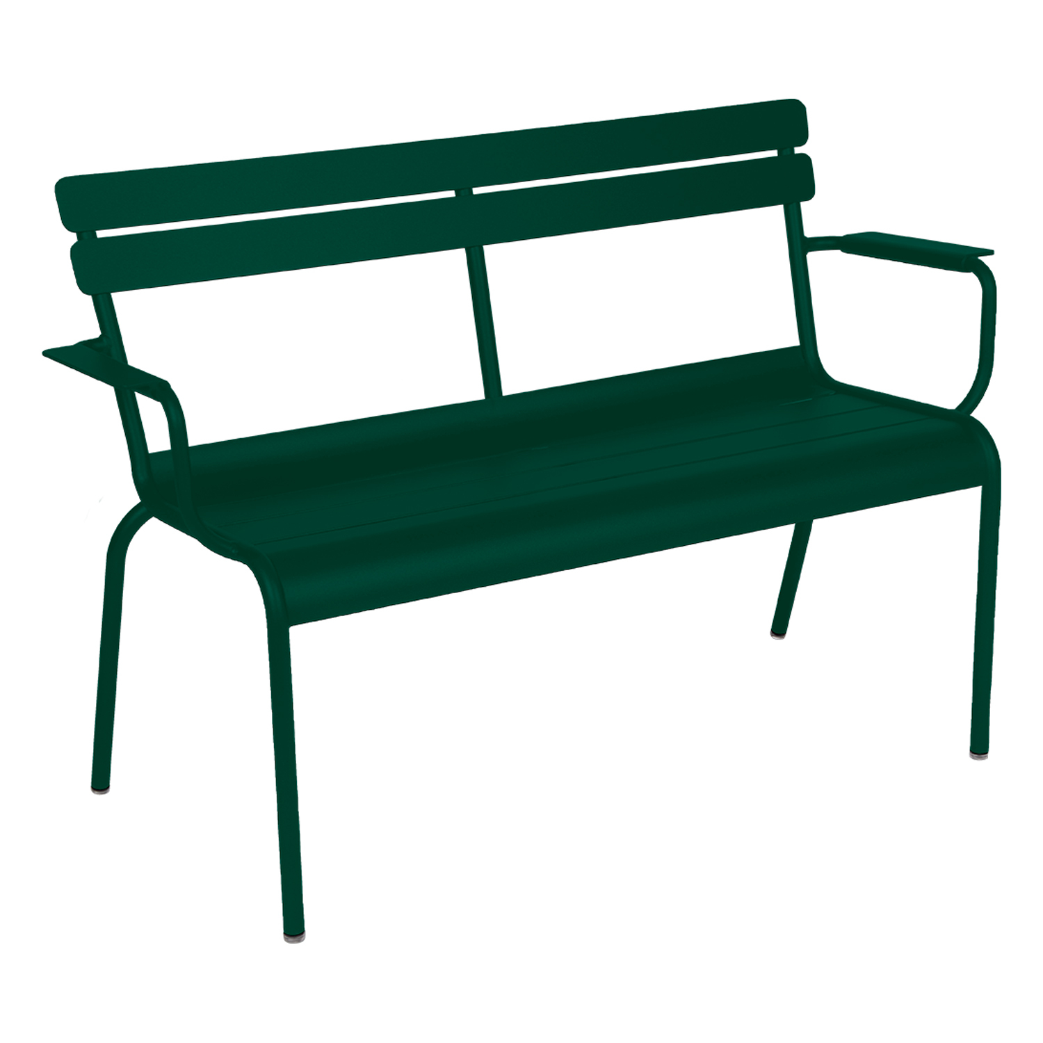 Fermob Luxembourg 2-seater bench, cedar green | Finnish Design Shop