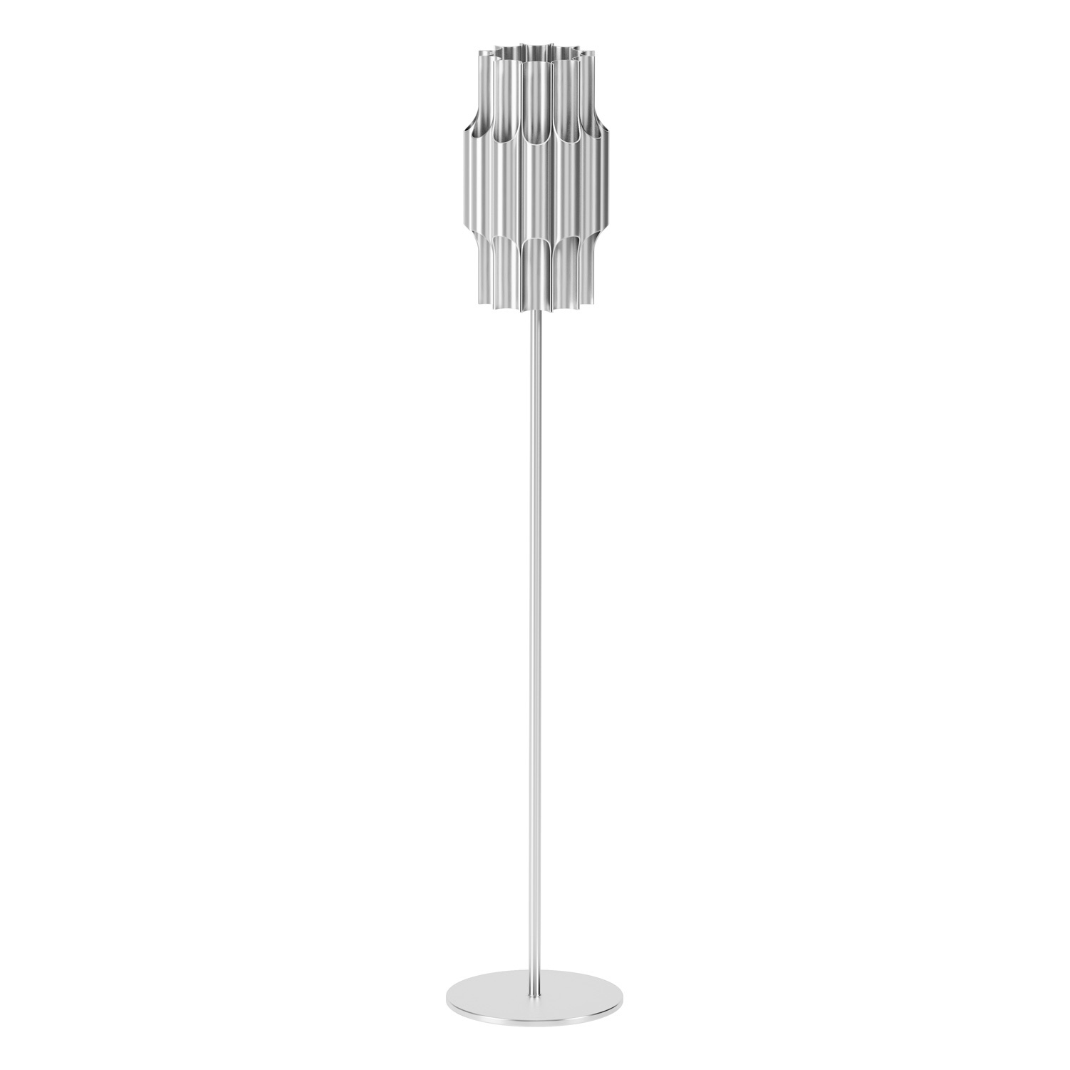 LYFA Pan 190 floor lamp, aluminium | Finnish Design Shop NL