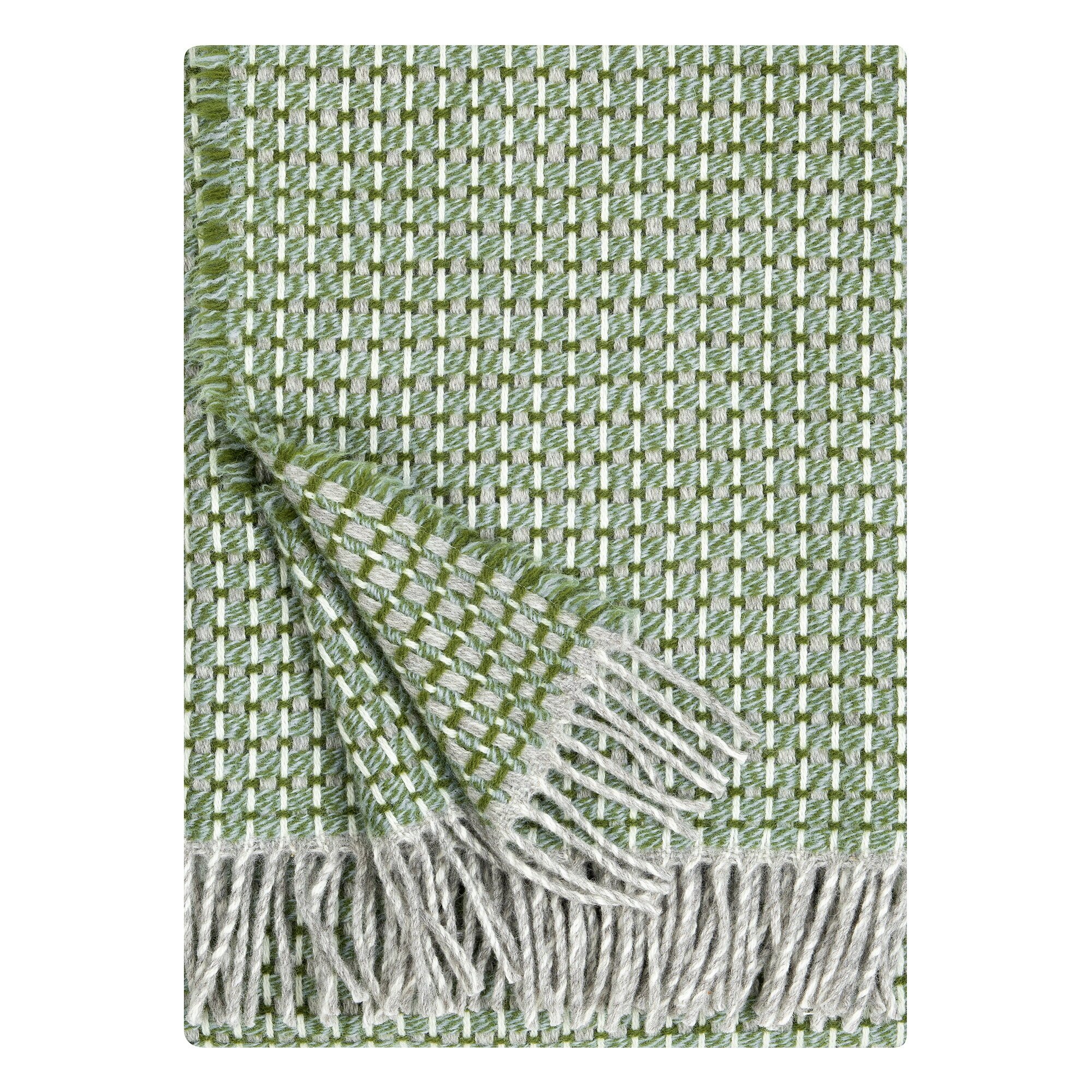 Lapuan Kankurit Havas huopa, 140 x 180 cm, oliivi | Finnish Design Shop