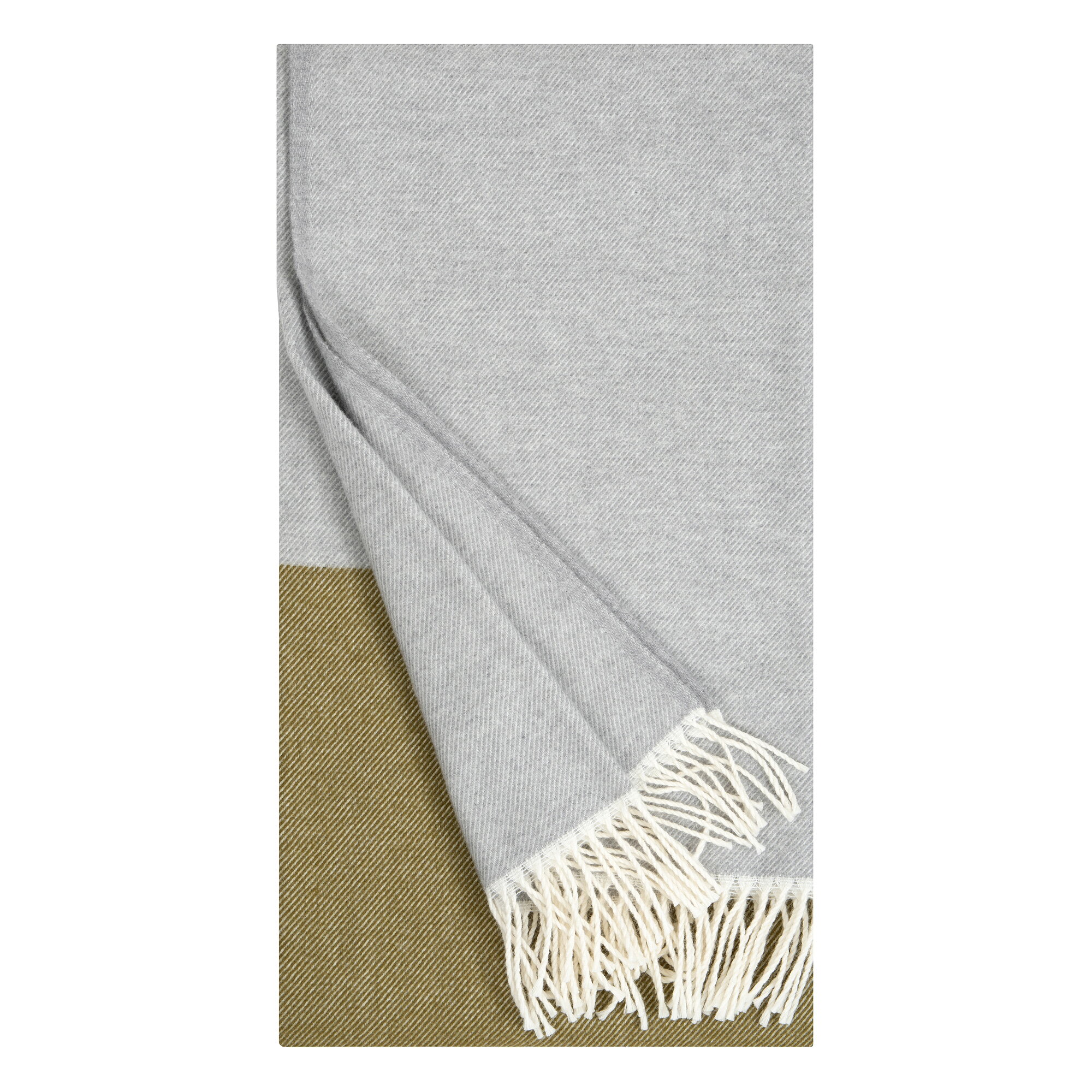 Lapuan Kankurit Naapuri huopa, 135 x 180 cm, harmaa - oliivi | Finnish ...