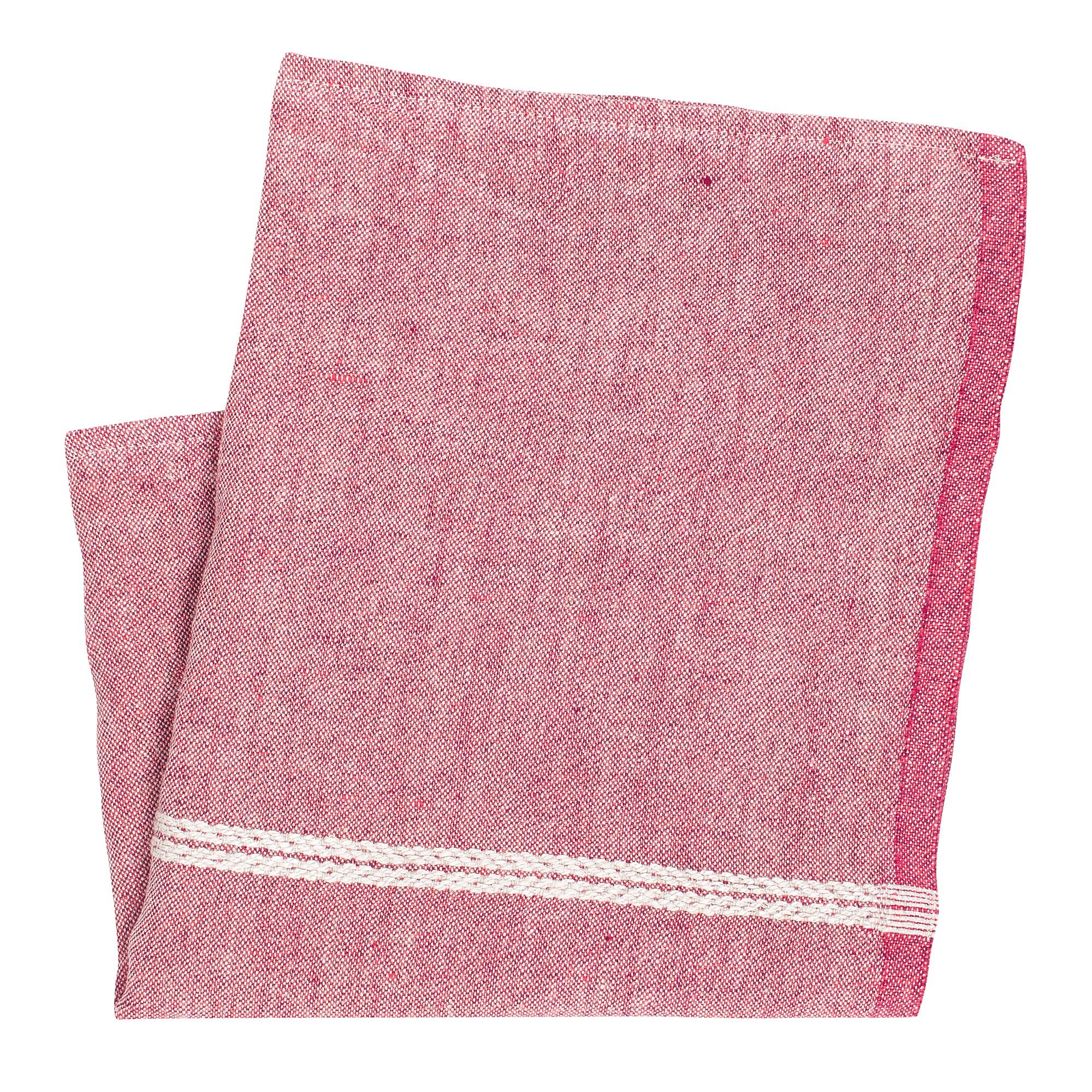 Lapuan Kankurit Venla servett, 46 x 46 cm, melange lingonberry - linne ...
