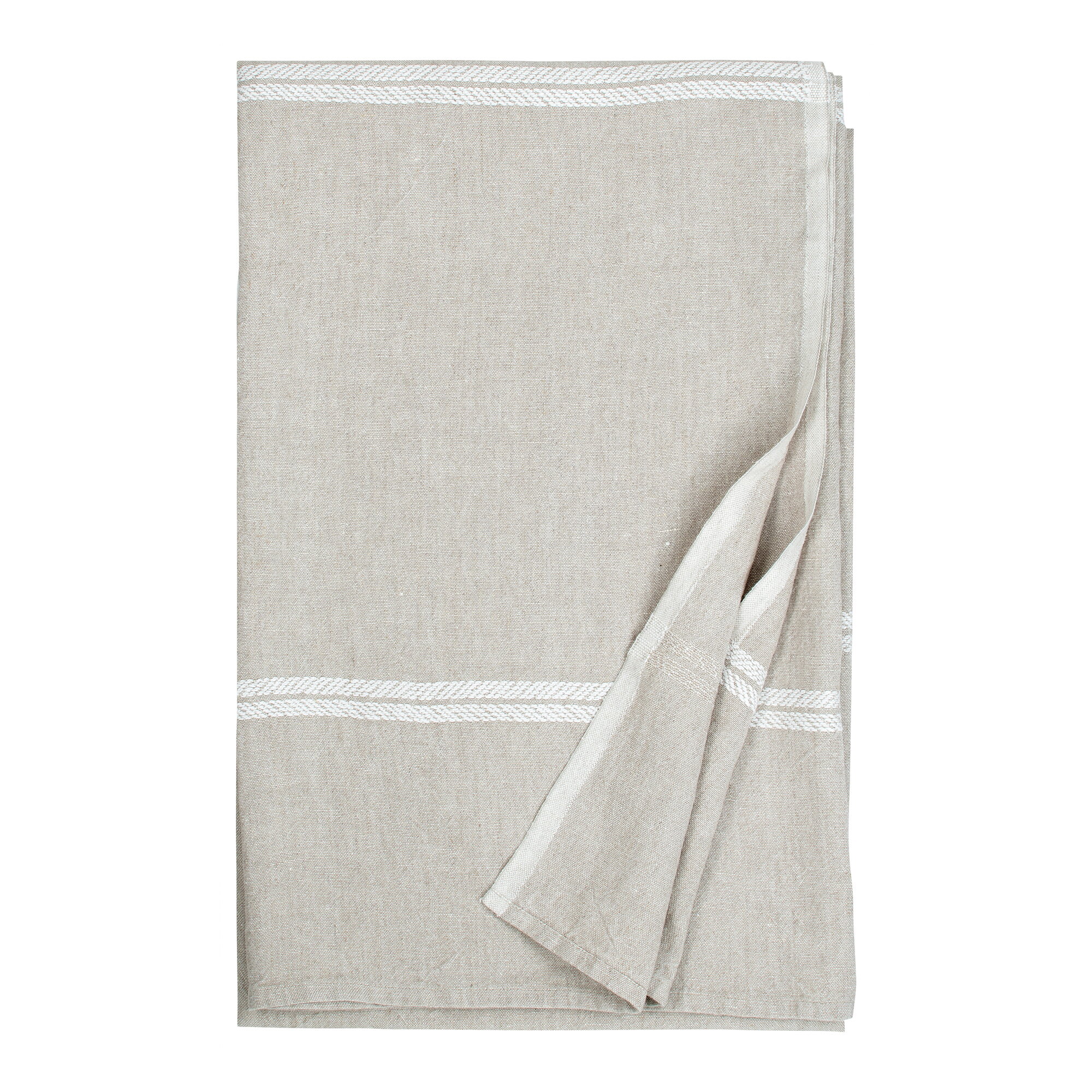 Lapuan Kankurit Venla linen tablecloth, melange linen - white | Finnish ...