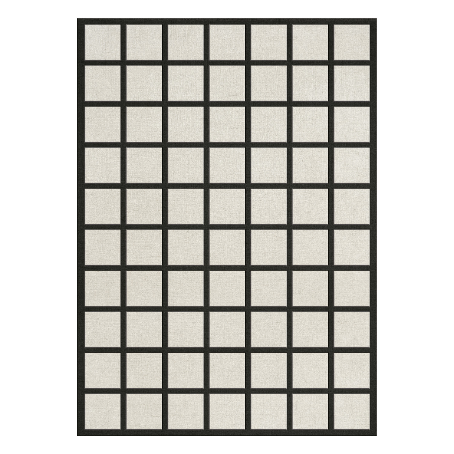 LAYERED Avenue Checked rug, black - white | Finnish Design Shop UK