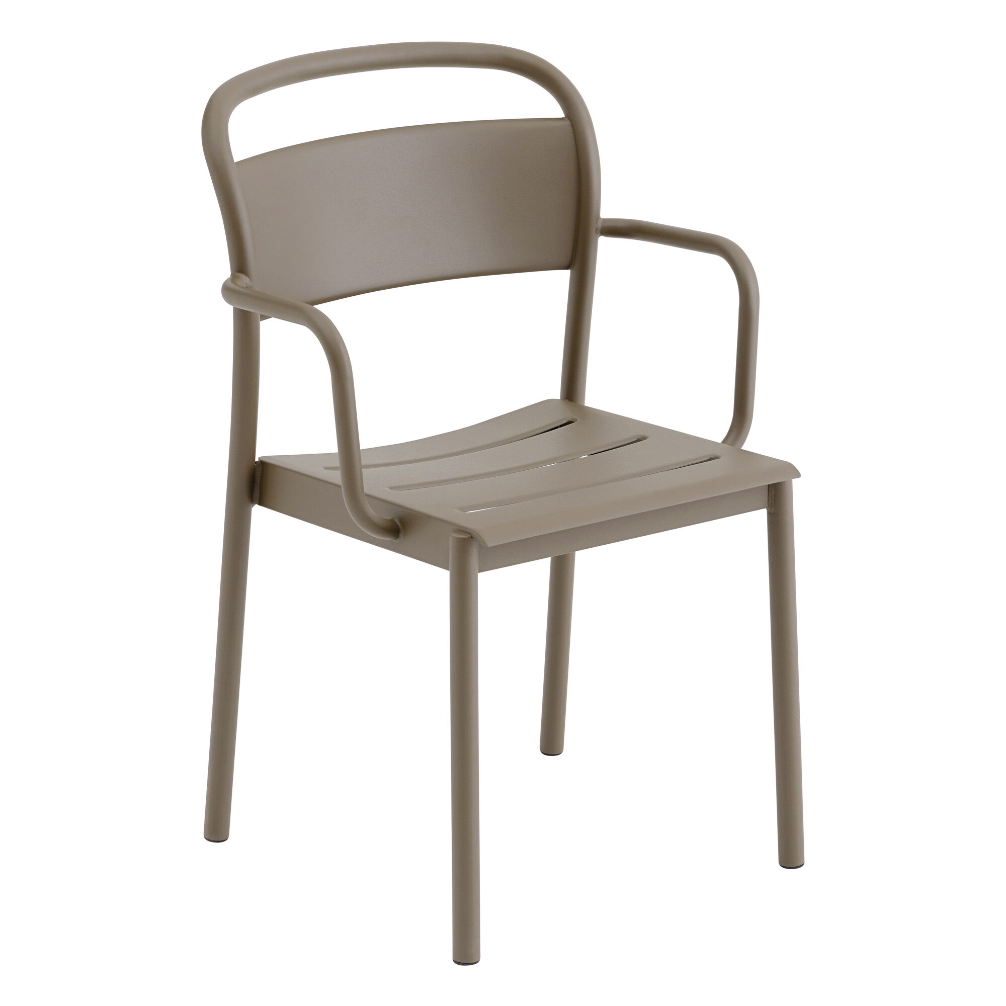 Muuto Linear Steel armchair, taupe | Finnish Design Shop UK