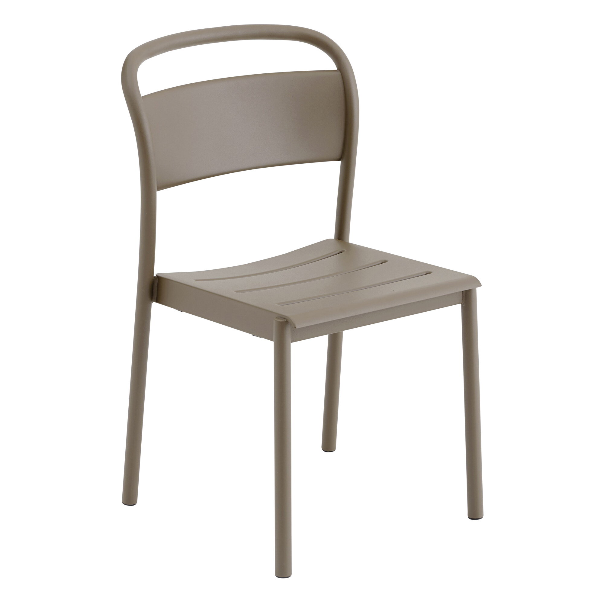 Muuto Linear Steel side chair, taupe | Finnish Design Shop