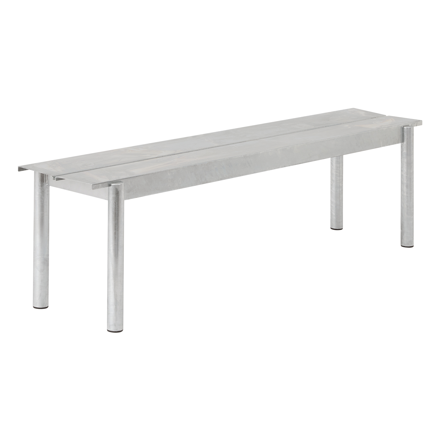 Muuto Linear Steel bench, 170 cm, warm galvanized steel | Finnish ...