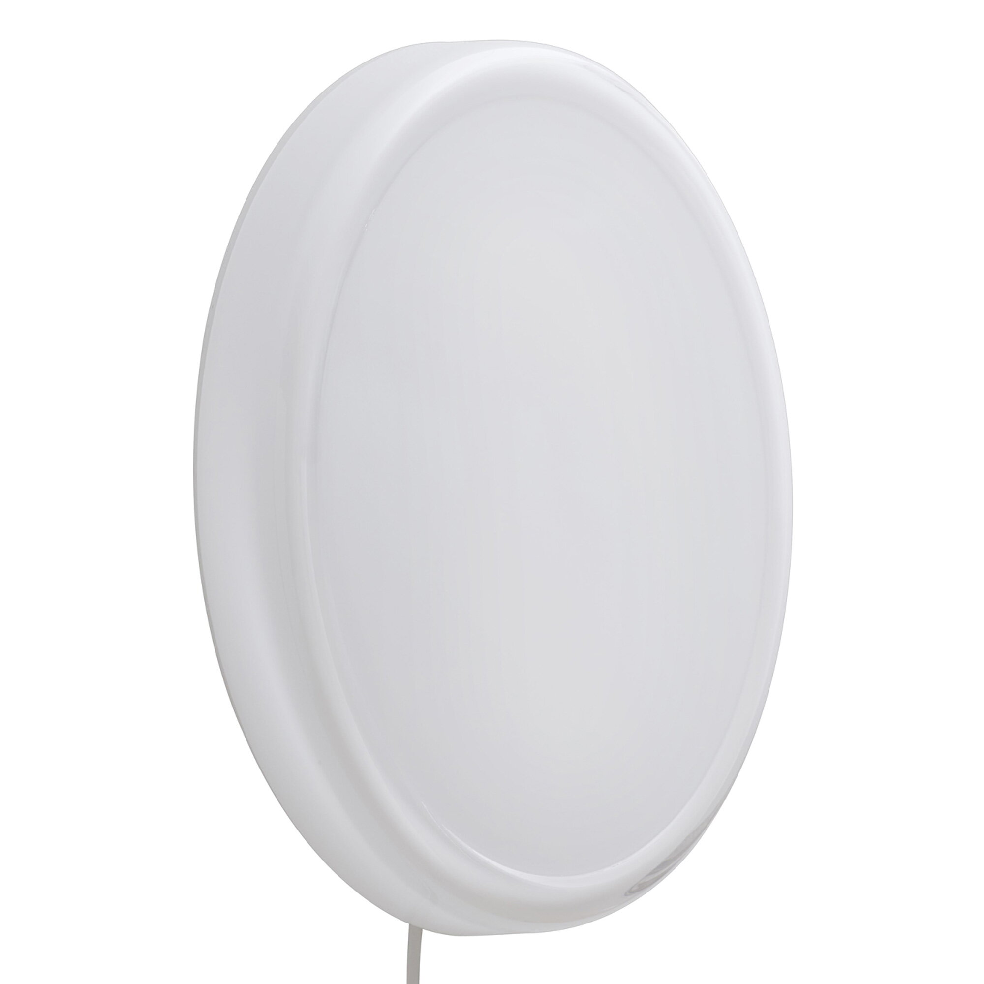 Muuto Looped wall/ceiling lamp, with inline dimmer and plug, white ...