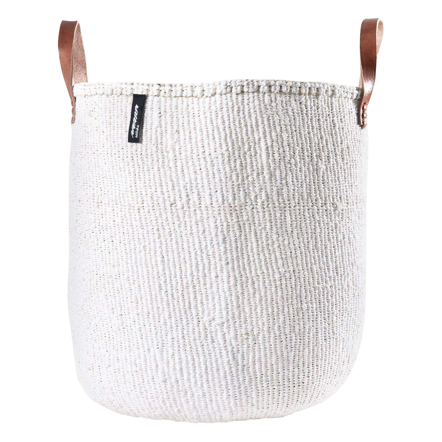 Mifuko Kiondo market basket, L, white | Finnish Design Shop
