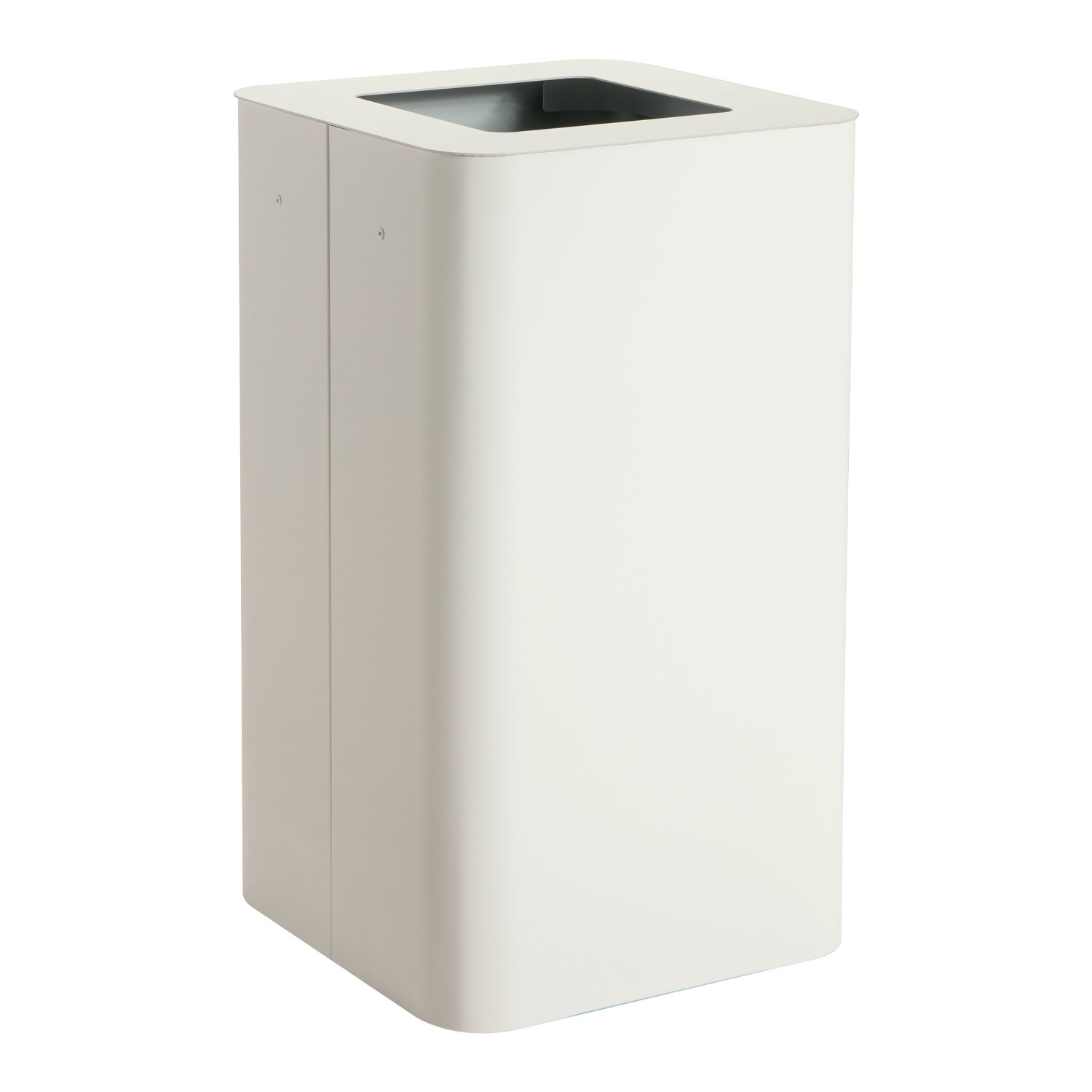 Mizetto Arkad recycling bin, signal white | Finnish Design Shop