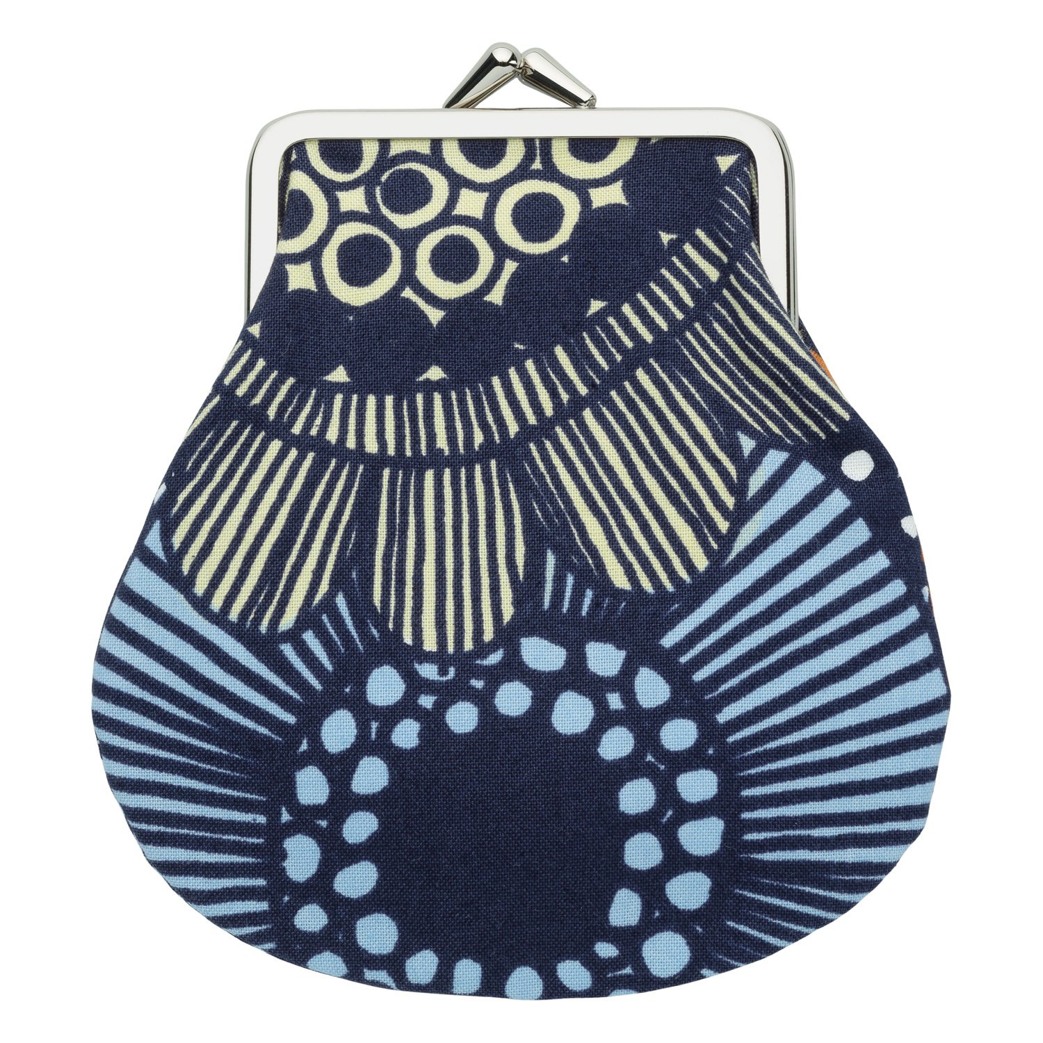 Marimekko Siirtolapuutarha small purse, white - light yellow - orange ...