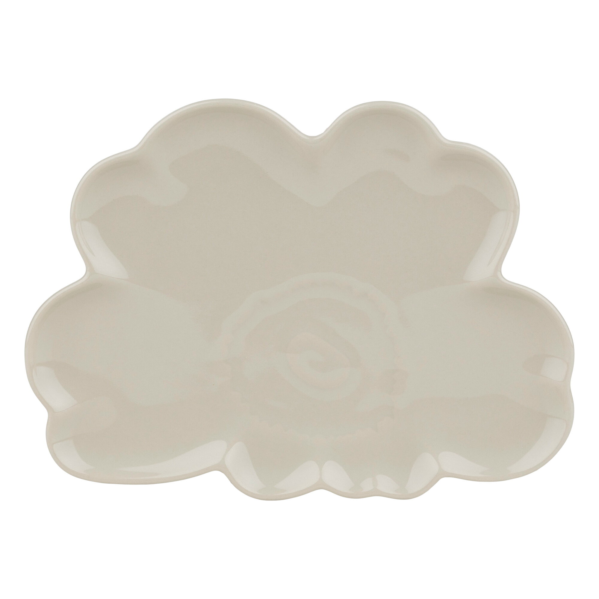 Marimekko Unikko Shape Teller, 19 cm, Steingut | Finnish Design Shop