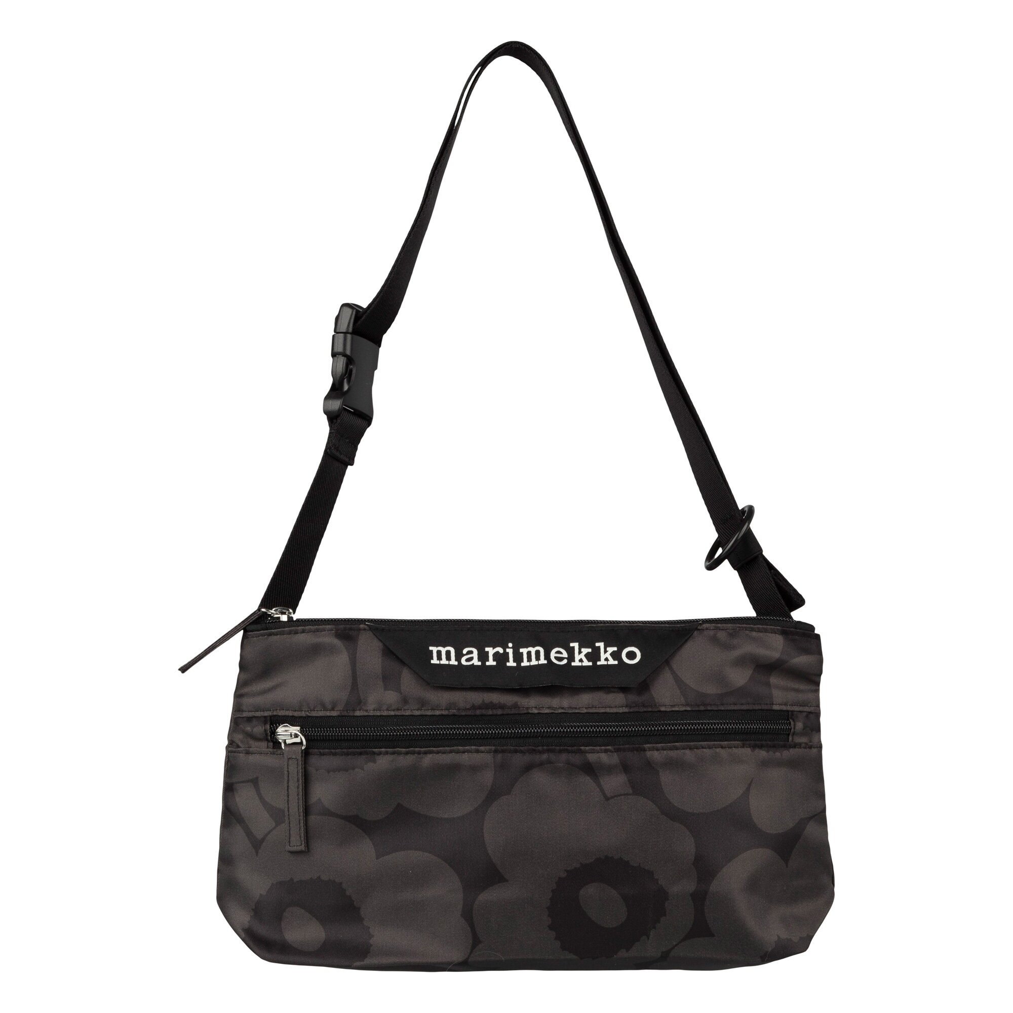 Marimekko Neat Crossbody Unikko olkalaukku, S, tummanharmaa - harmaa ...