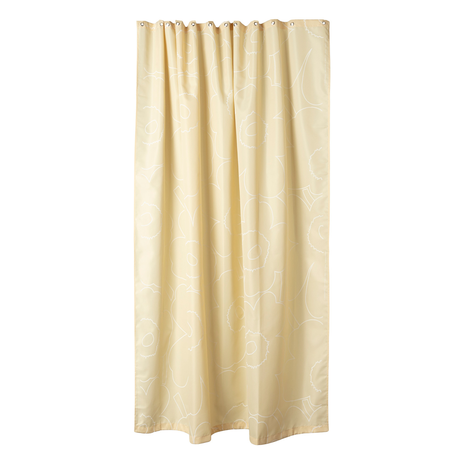 Marimekko Piirto Unikko suihkuverho, olki - luonnonvalkoinen | Finnish ...