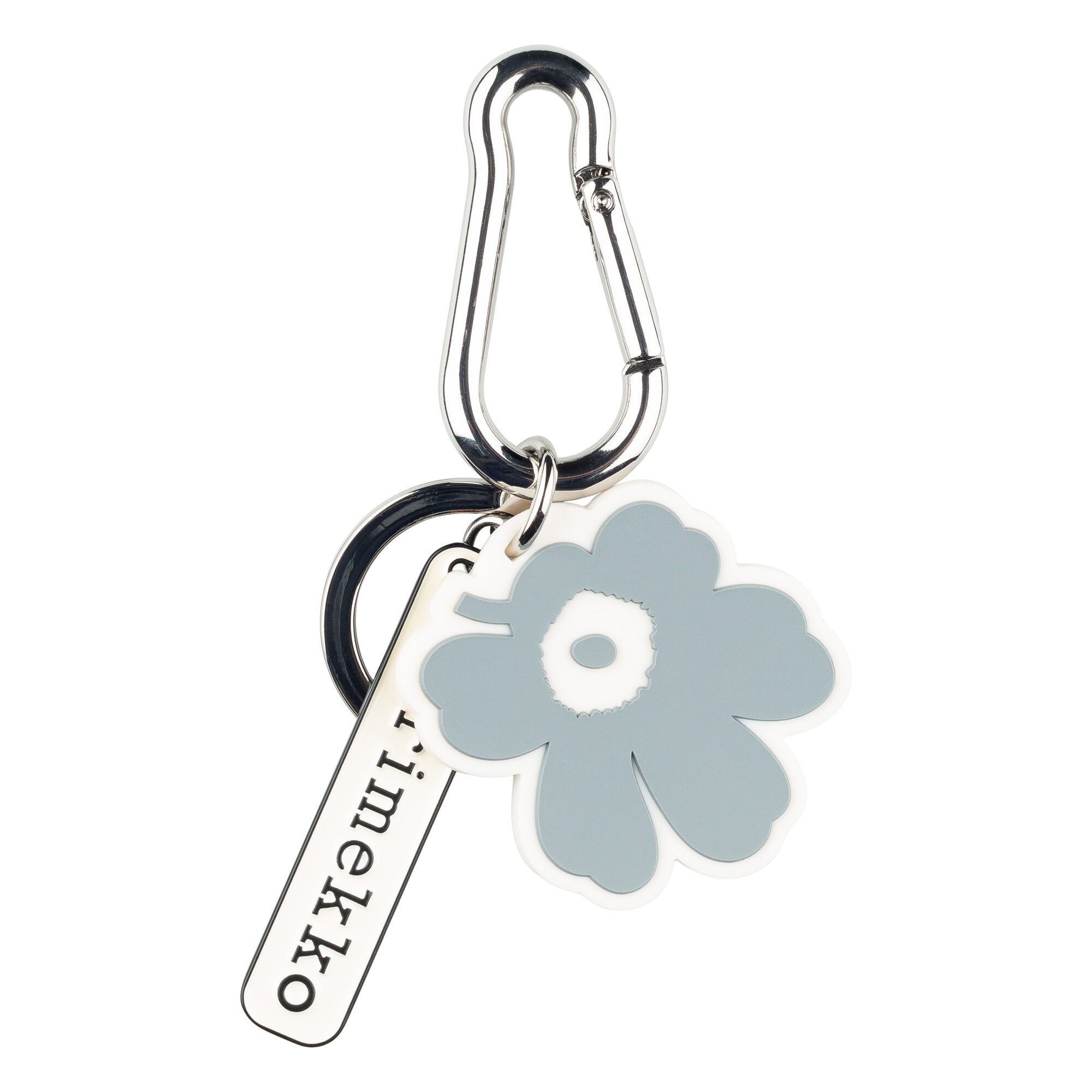 Marimekko Aallokas Unikko Kioski key holder, grey | Finnish Design Shop