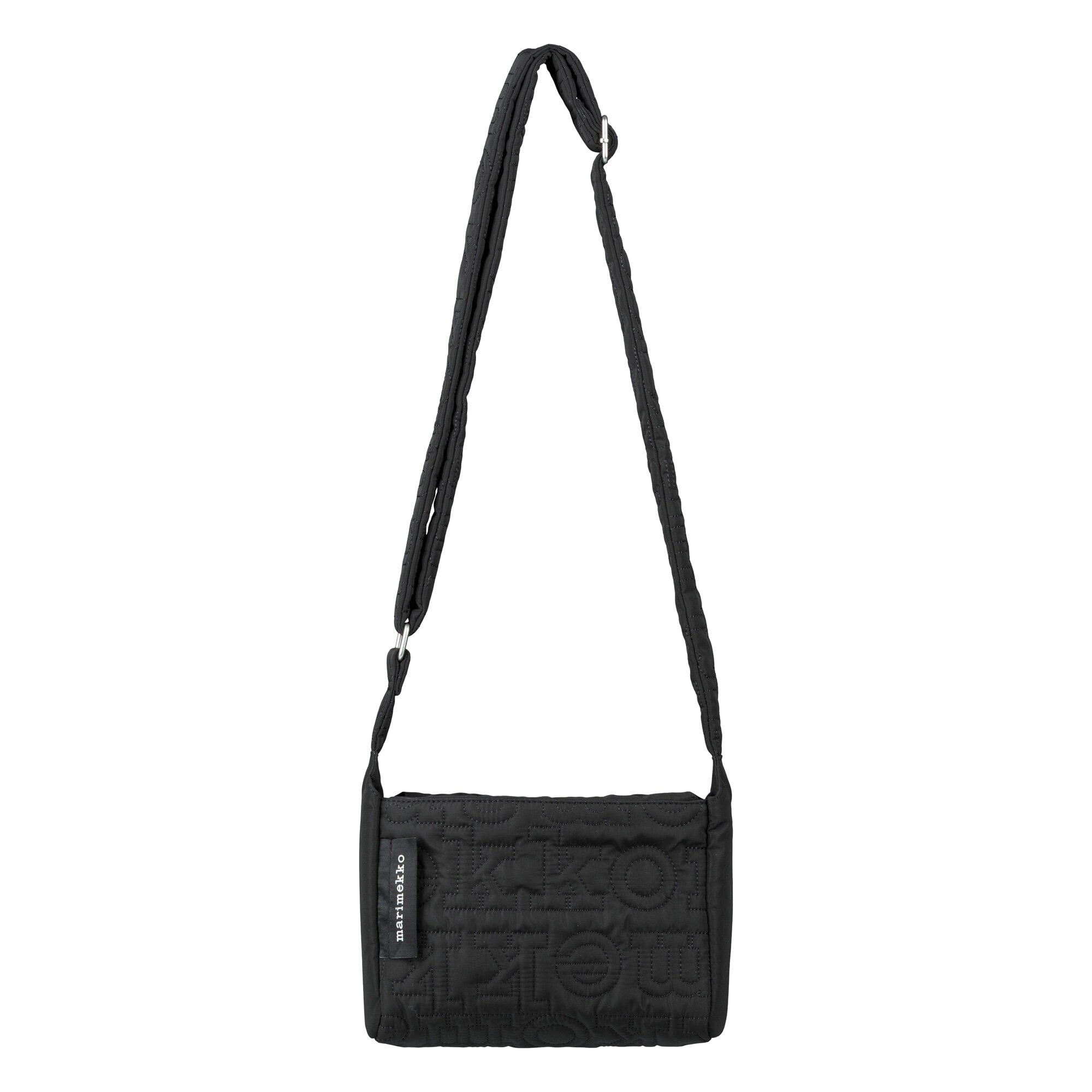 Marimekko Joy Crossbody Logo shoulder bag, S, black | Finnish Design Shop
