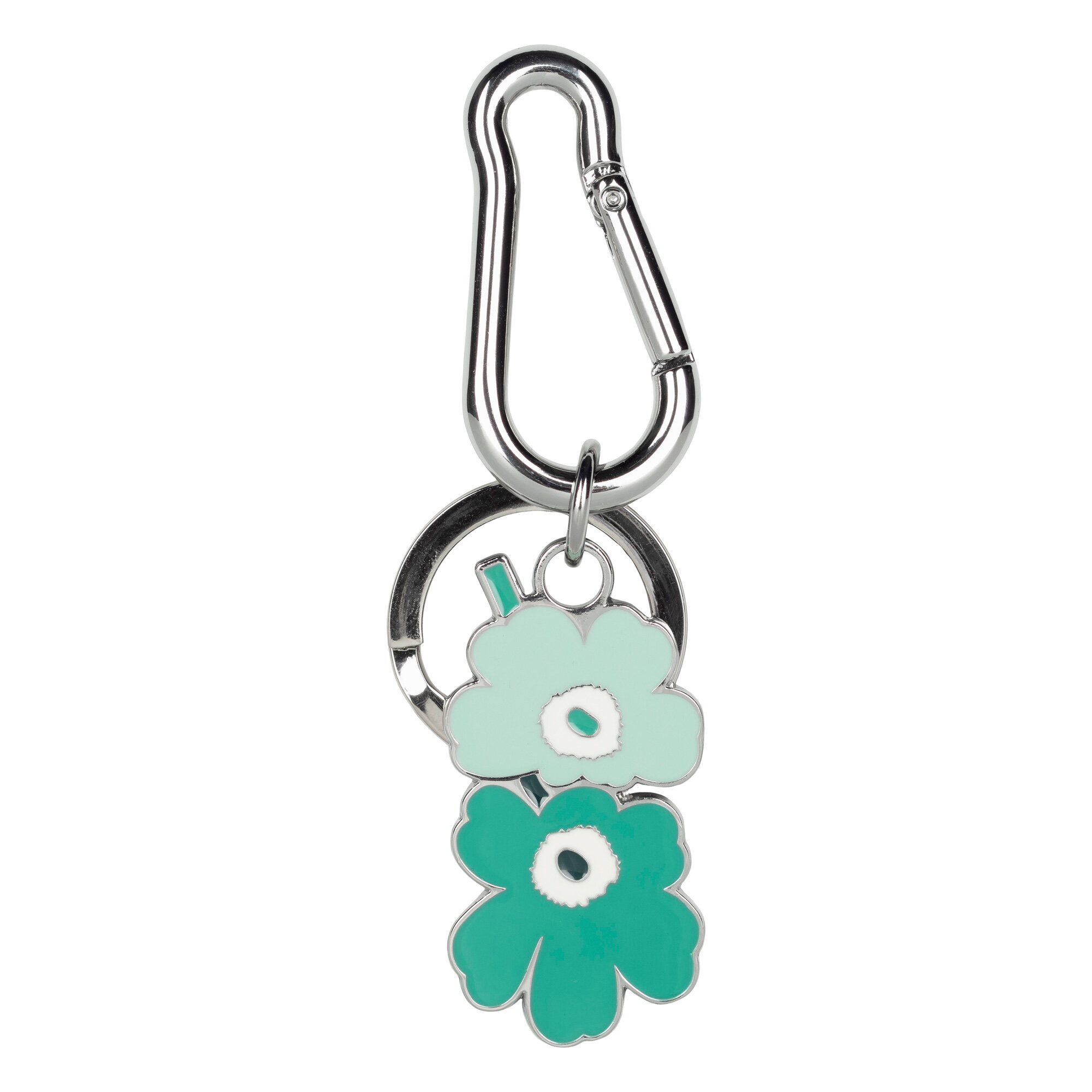 Marimekko Puhallus I Unikko Kioski key holder, turquoise - green ...